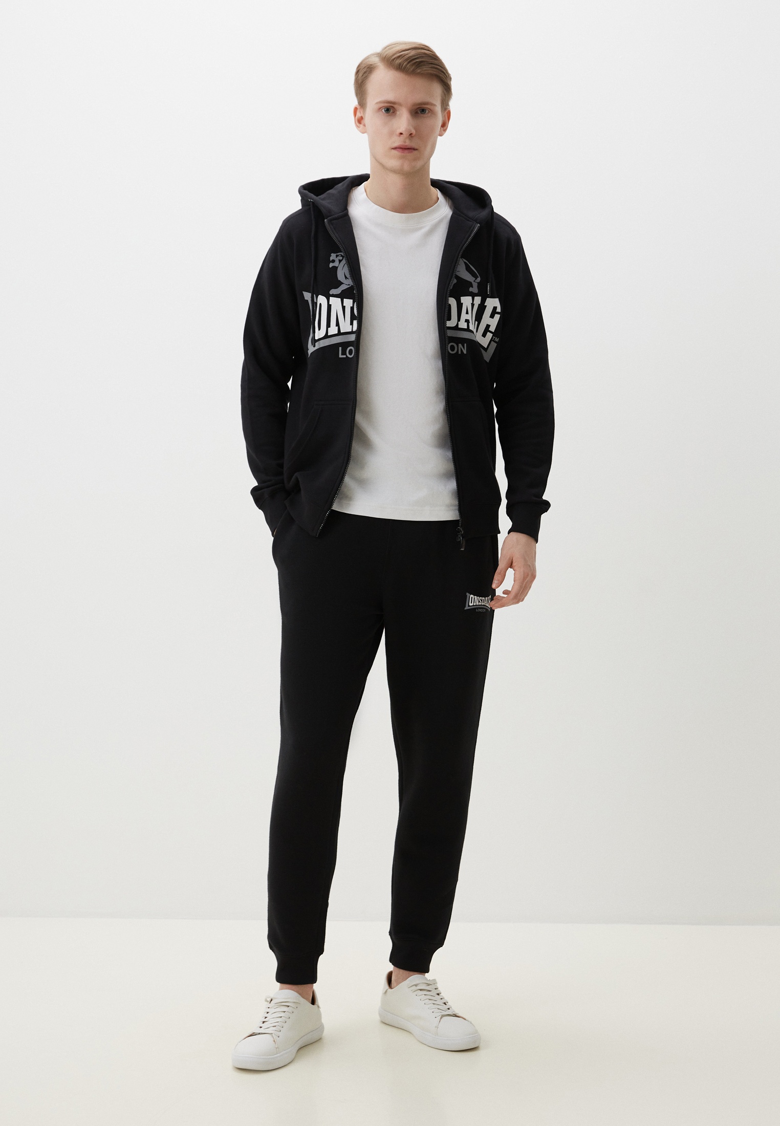 Костюм спортивный Lonsdale, цвет: черный, MP002XM0093V — купить в ...