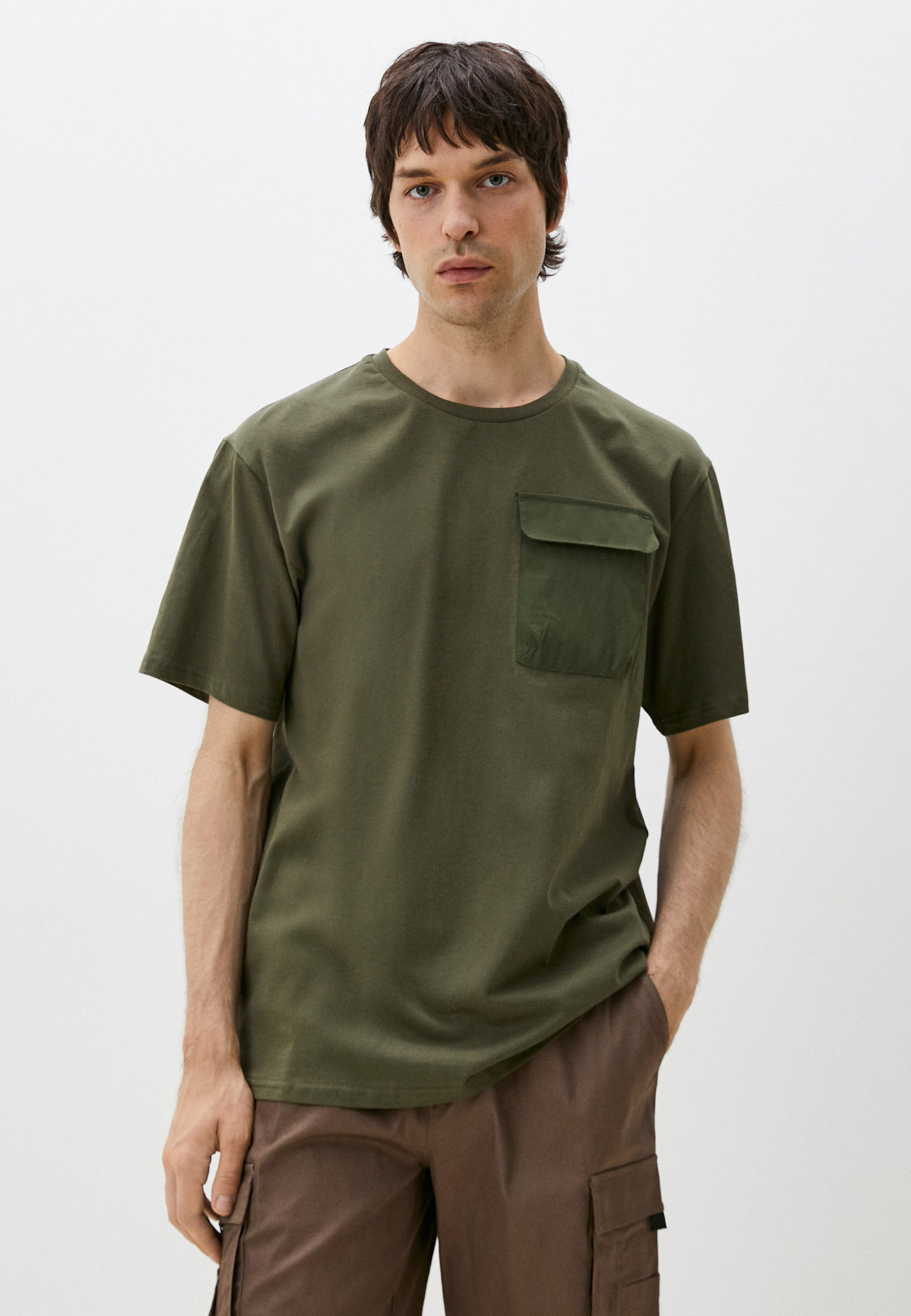 Футболка Ellesse Reps Tee, цвет: хаки, MP002XM00BGT — купить в интернет ...
