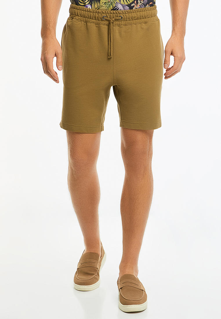 Шорты спортивные oodji, цвет: коричневый, MP002XM00CZX — купить в ...