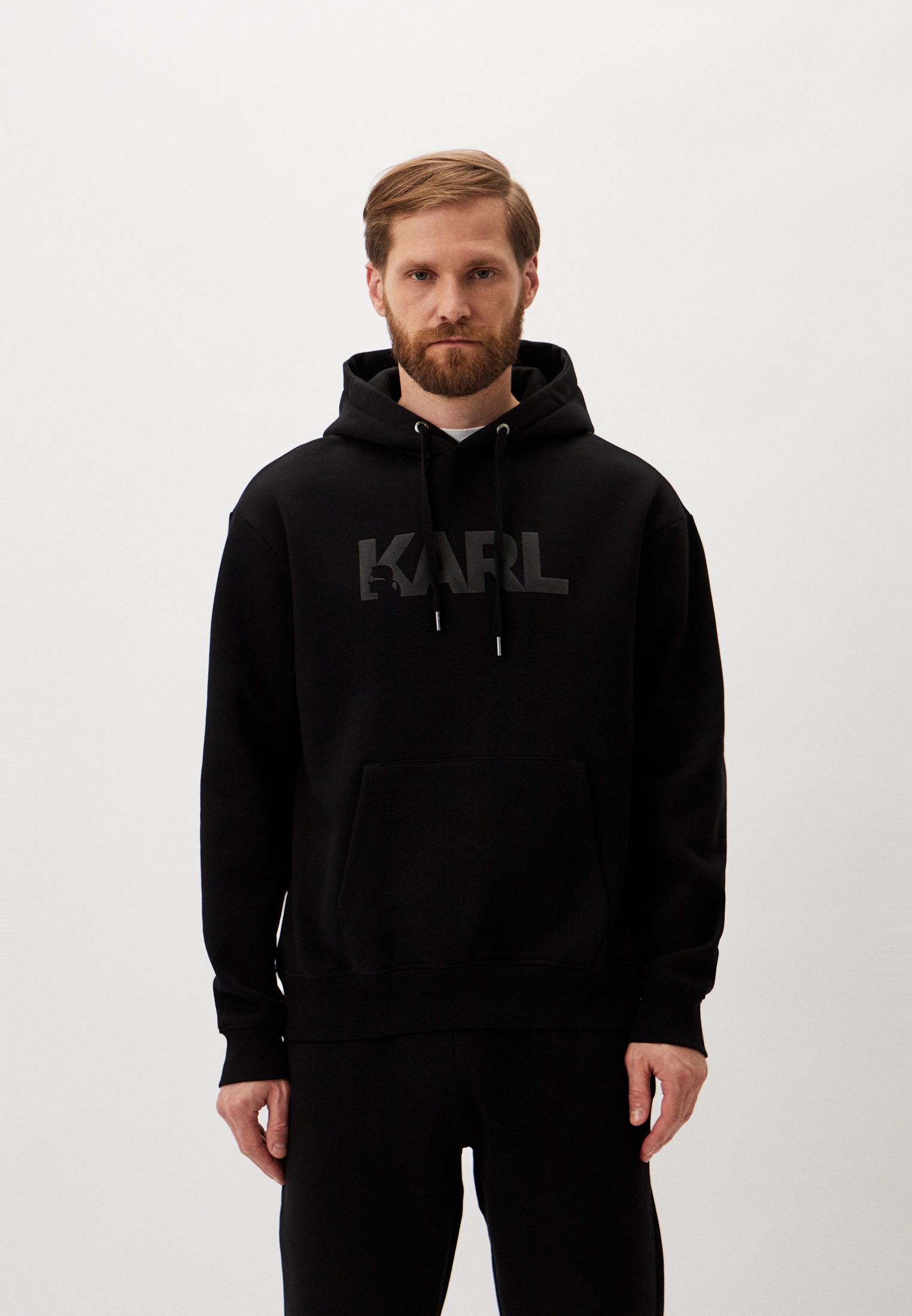 Худи Karl Lagerfeld, цвет: черный, MP002XM00IVA — купить в интернет ...