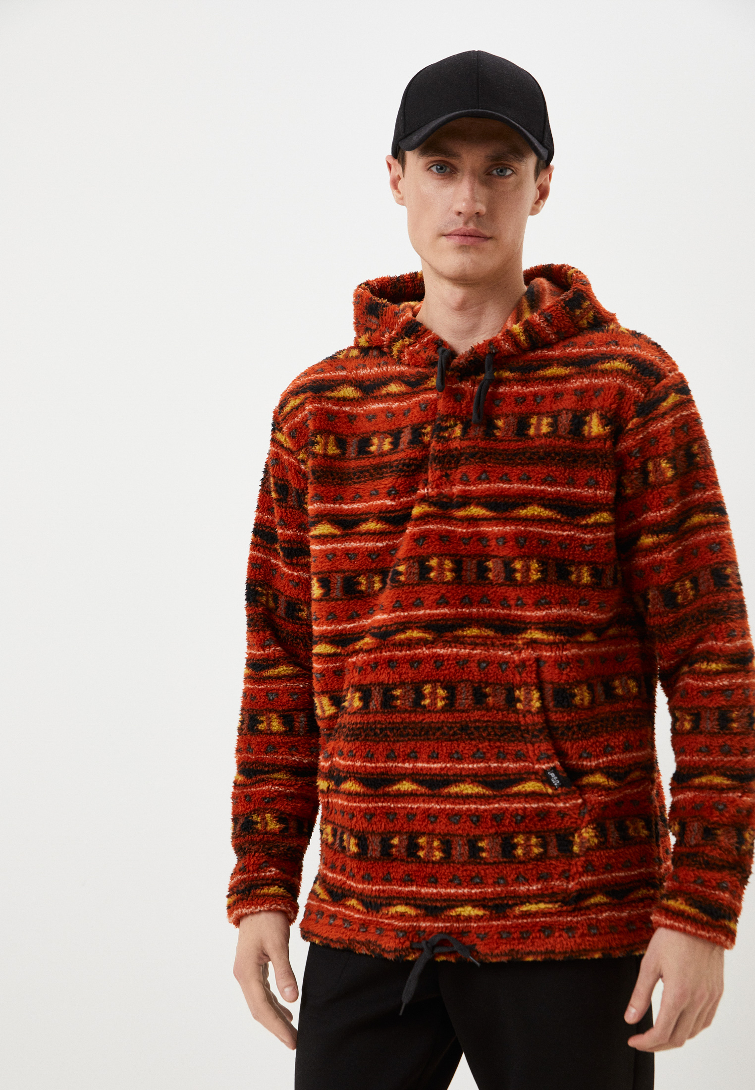 Худи Rip Curl SOLID ROCK POLAR FLEECE, цвет: коричневый, MP002XM081QC ...