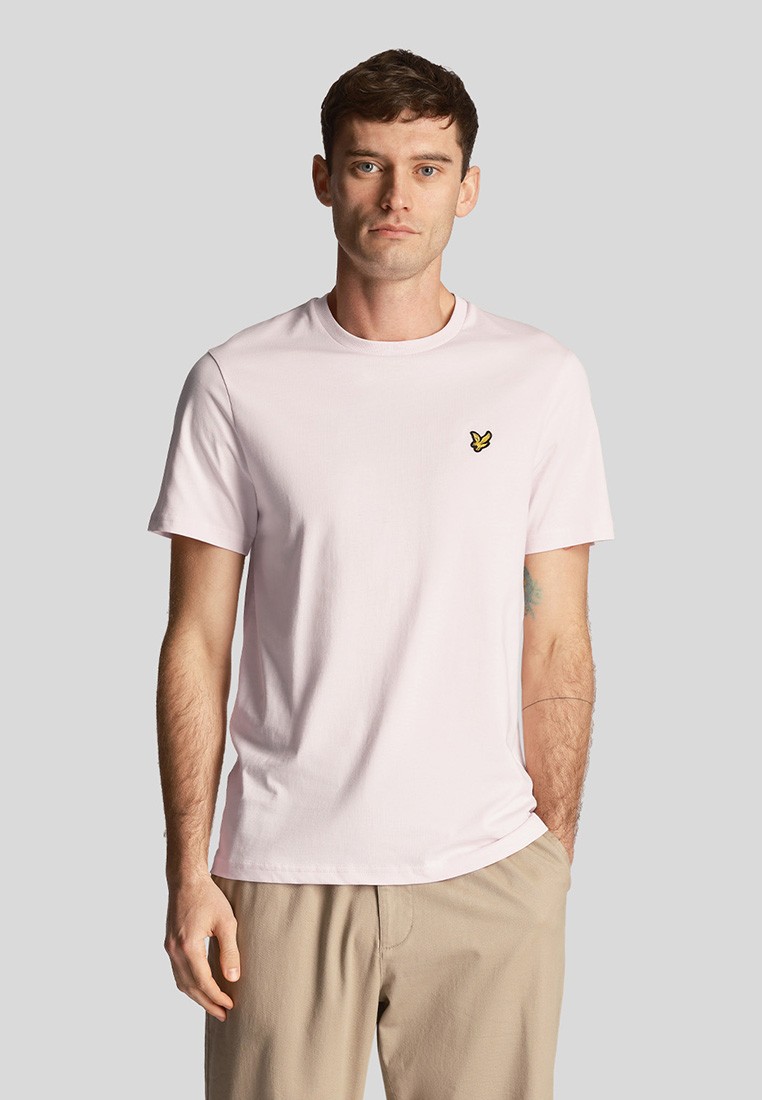 Футболка Lyle & Scott Plain T-shirt, цвет: розовый, MP002XM082G1 ...
