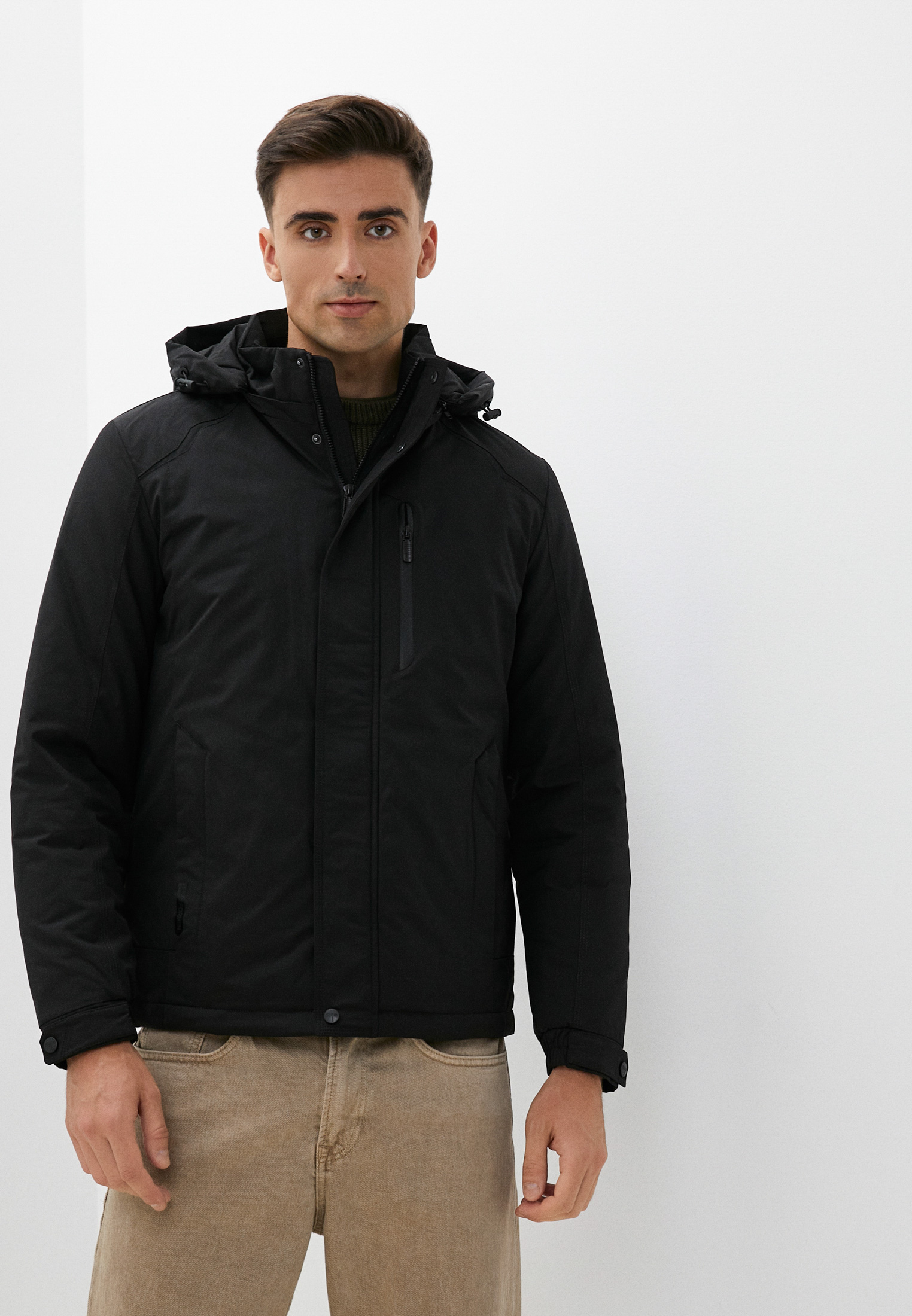 Куртка утепленная Urban Fashion for Men, цвет: черный, MP002XM08O5K ...
