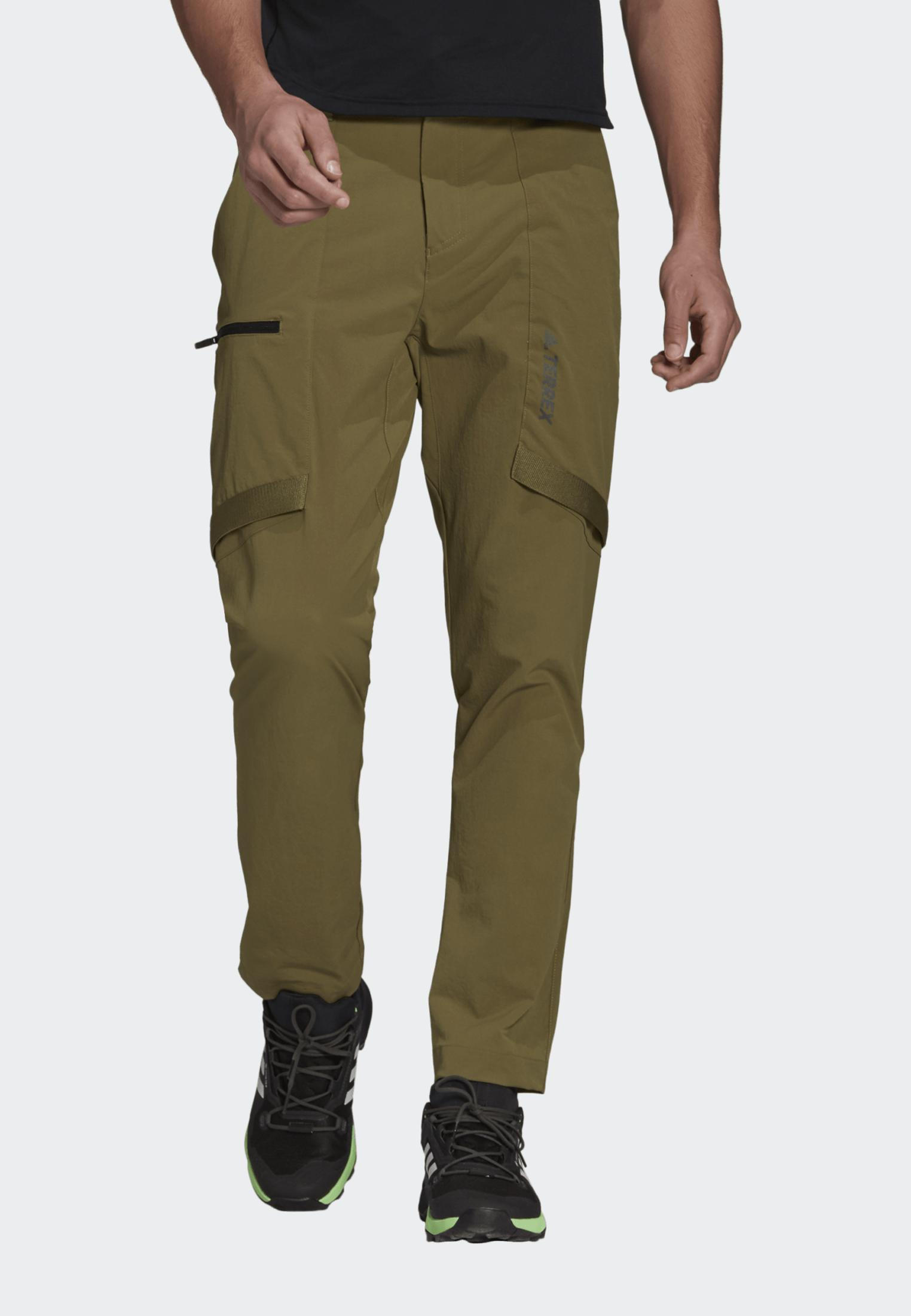 Брюки adidas Terrex Zupahike, цвет: зеленый, MP002XM08VZA — купить в ...