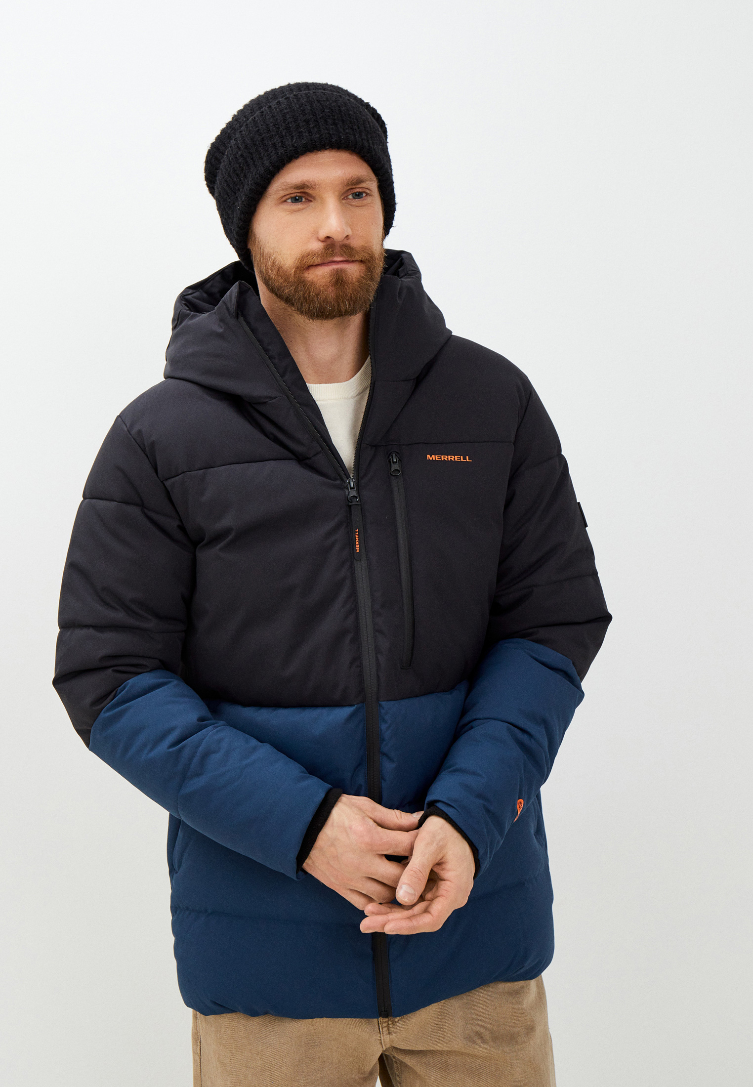 Пуховик Merrell, цвет: синий, MP002XM08W6S — купить в интернет-магазине ...