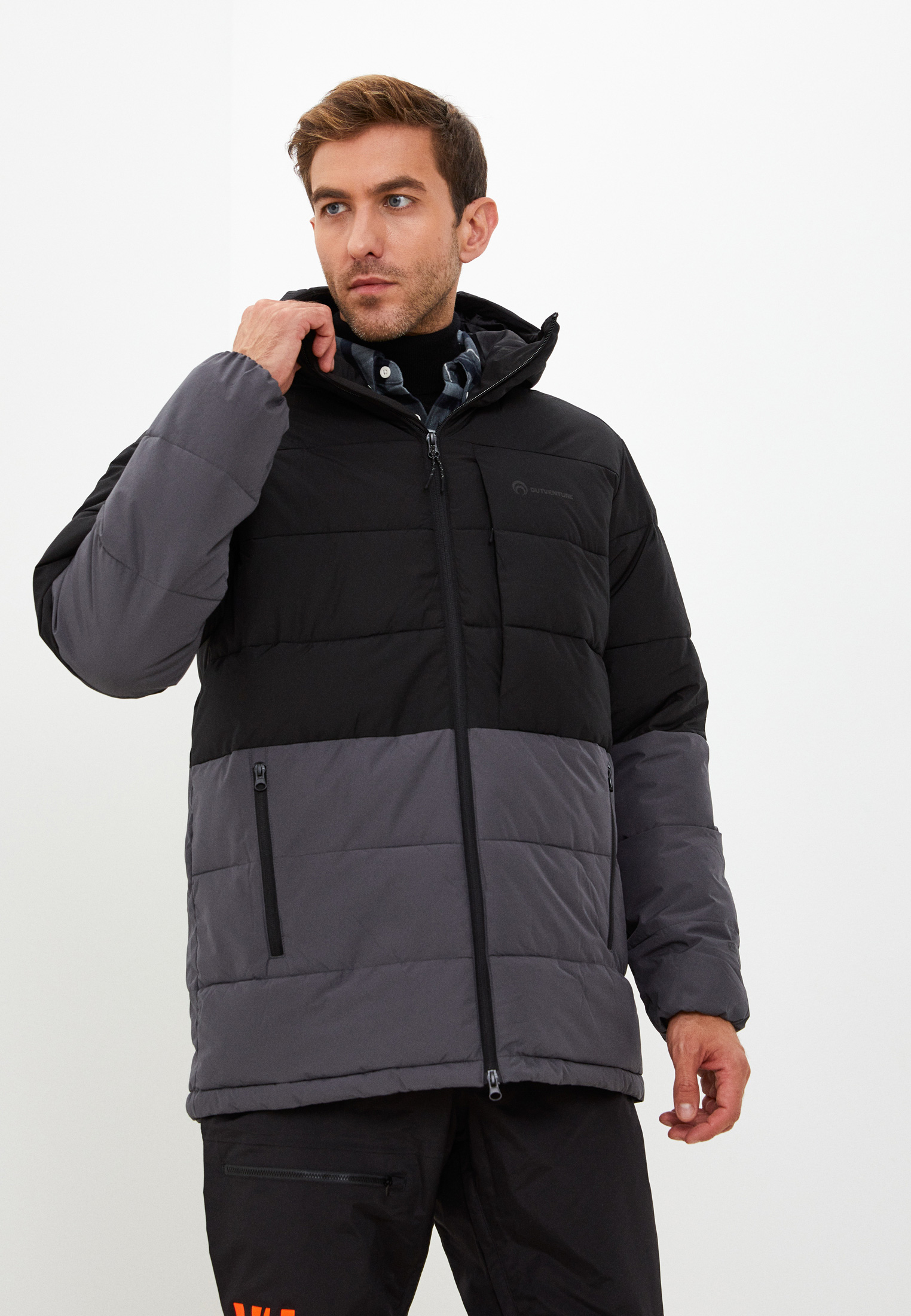 Куртка утепленная Outventure, цвет: серый, MP002XM08W96 — купить в ...