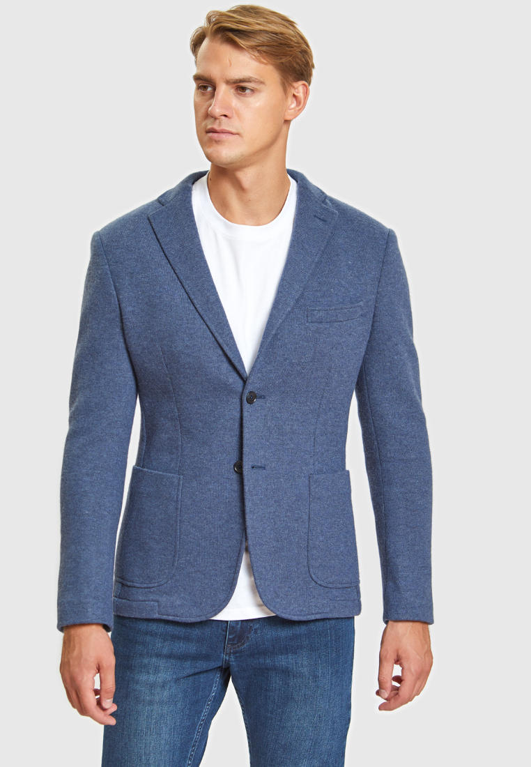 Пиджак Kanzler Slim fit, цвет: синий, MP002XM0930D — купить в интернет ...