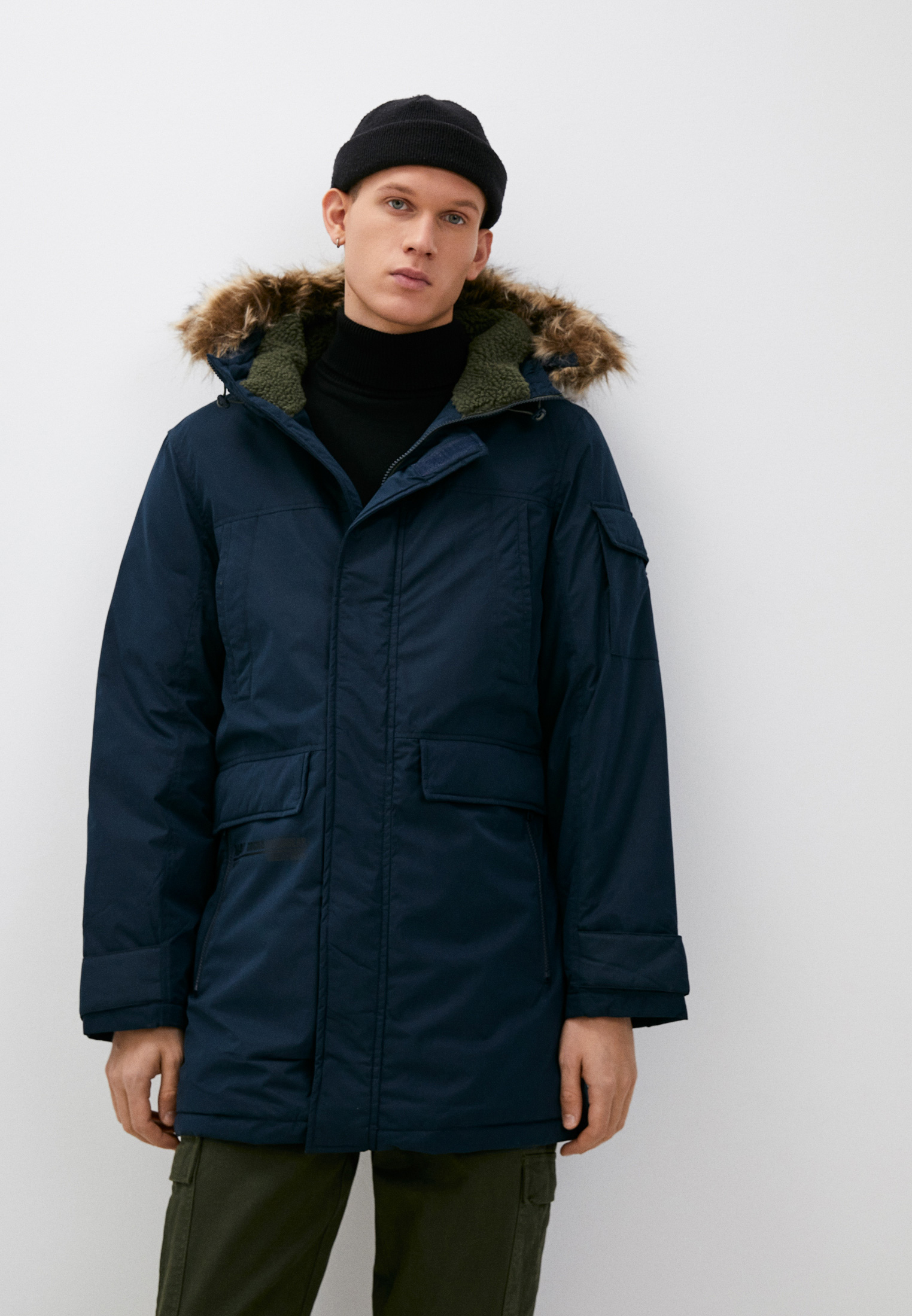 Пуховик Mavi PUFFER JACKET, цвет: синий, MP002XM093DV — купить в ...