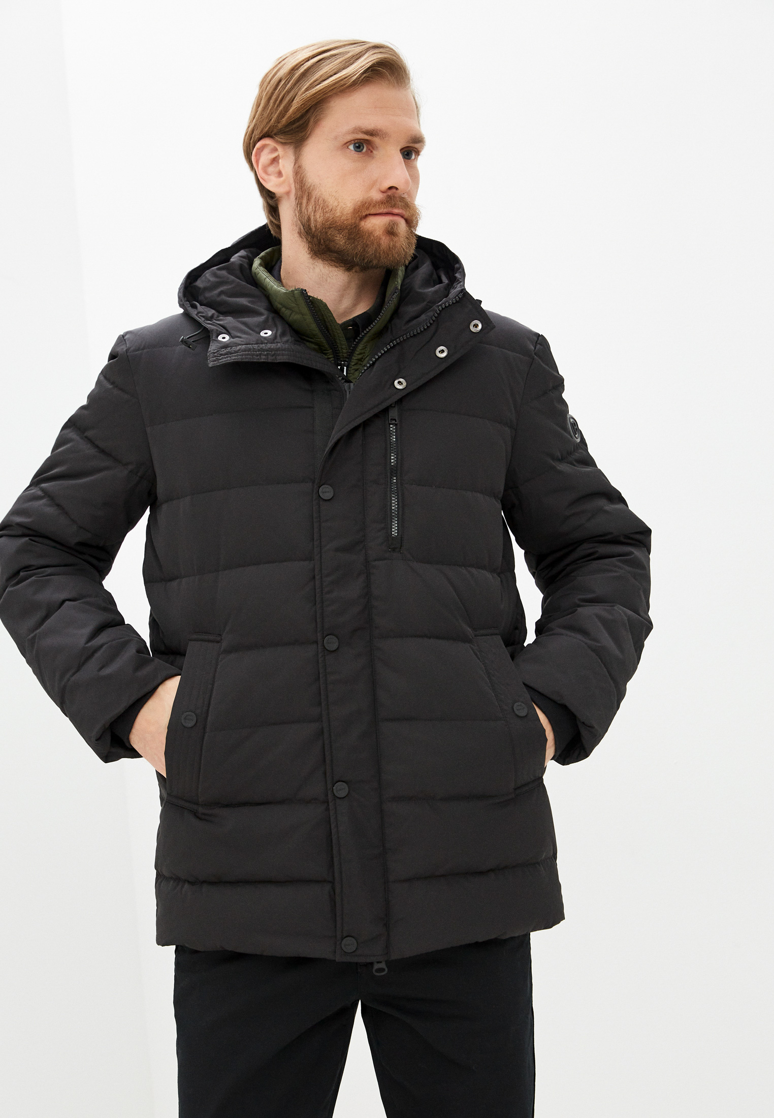 Пуховик Baon, цвет: черный, MP002XM09HD8 — купить в интернет-магазине ...