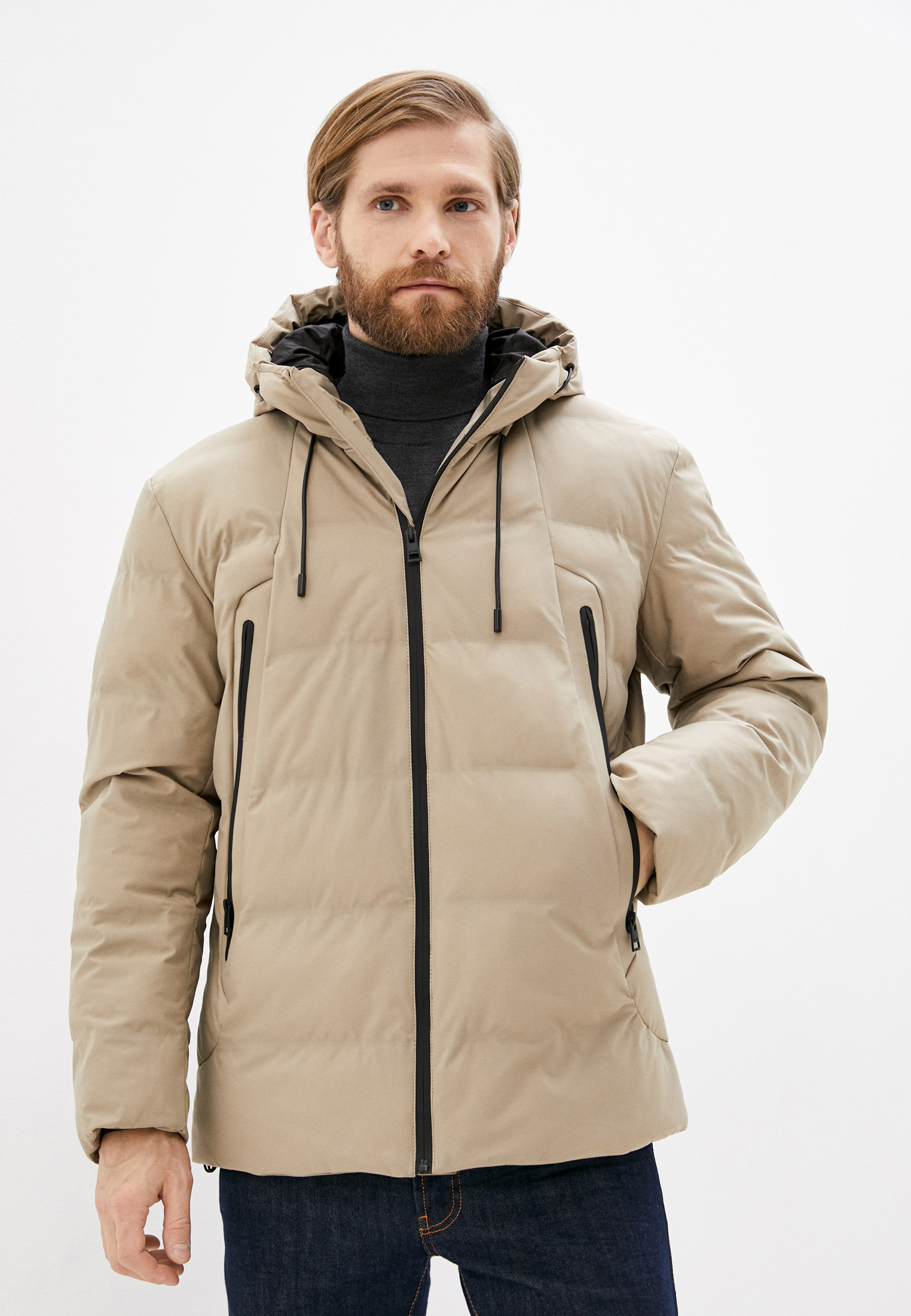 Куртка утепленная Dtmd, цвет: бежевый, MP002XM09LYQ — купить в интернет ...