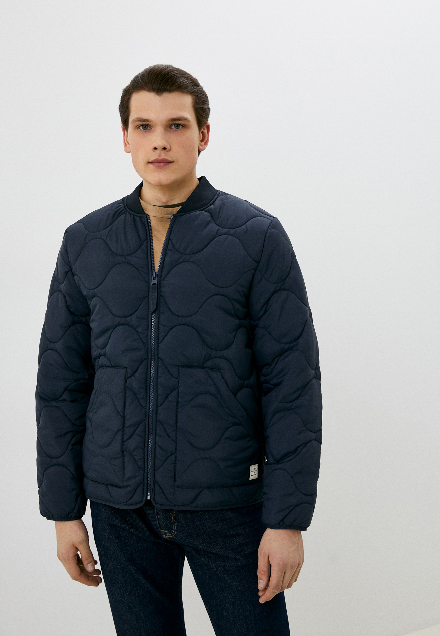 Куртка утепленная Mustang Style Daniel Light Padded, цвет: синий ...