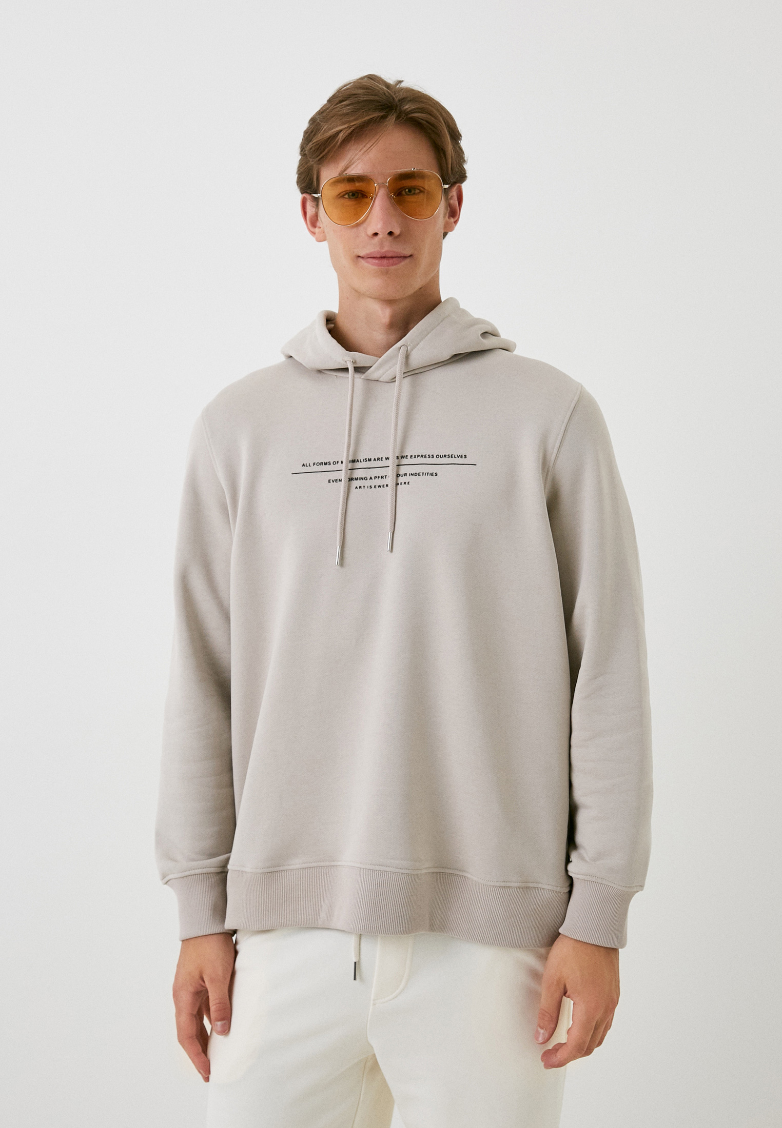 Худи Zrn Man, цвет: бежевый, MP002XM0AY7R — купить в интернет-магазине Lamoda