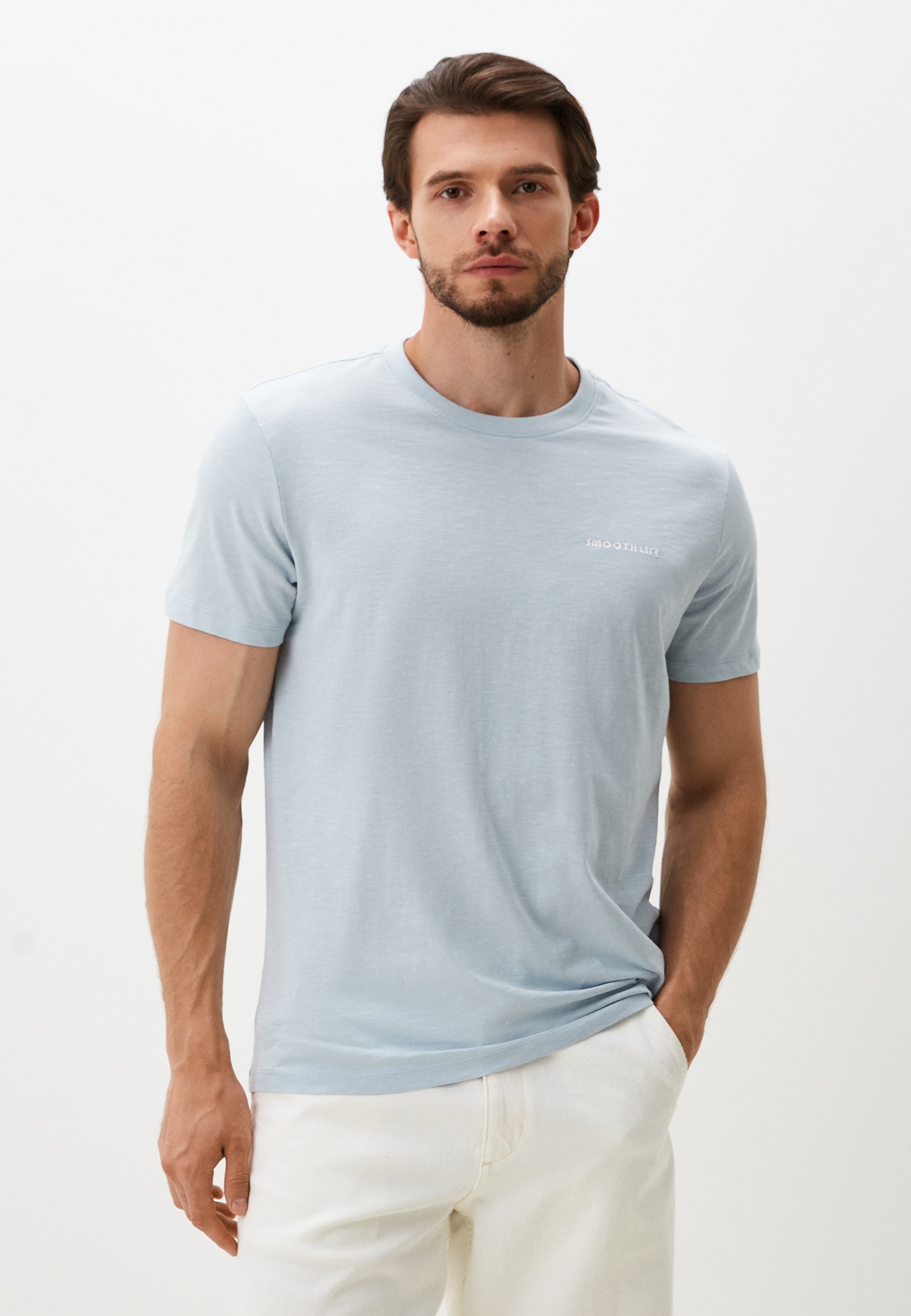 Футболка Colin's Regular Fit Lamoda Exclusive, цвет: голубой ...