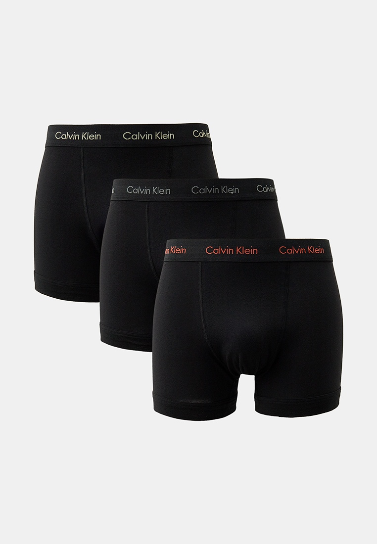 Трусы 3 шт. Calvin Klein Underwear, цвет: черный, MP002XM0BCMV — купить ...