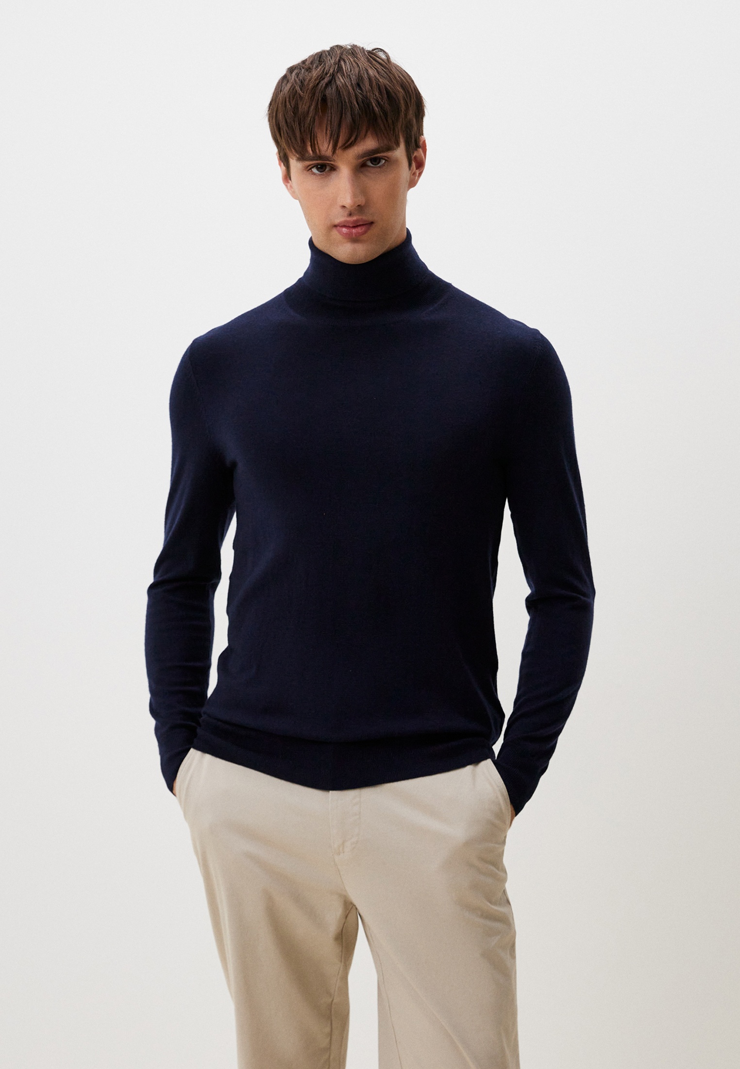 Водолазка Baon Lamoda Exclusive , цвет: синий, MP002XM0BHAK — купить в ...