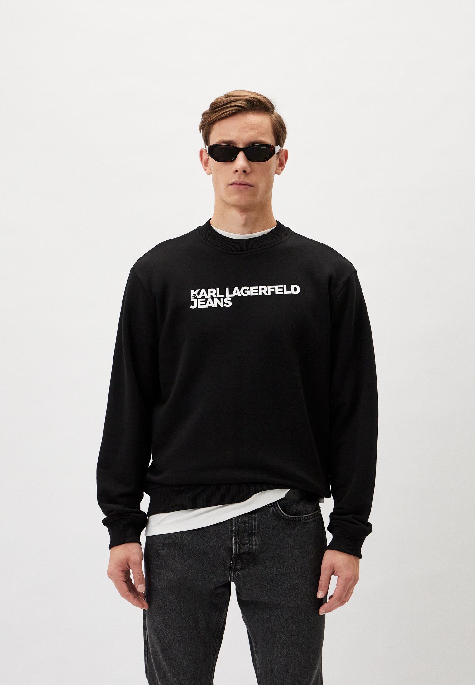 Свитшот Karl Lagerfeld Jeans Lamoda Exclusive, цвет: черный ...