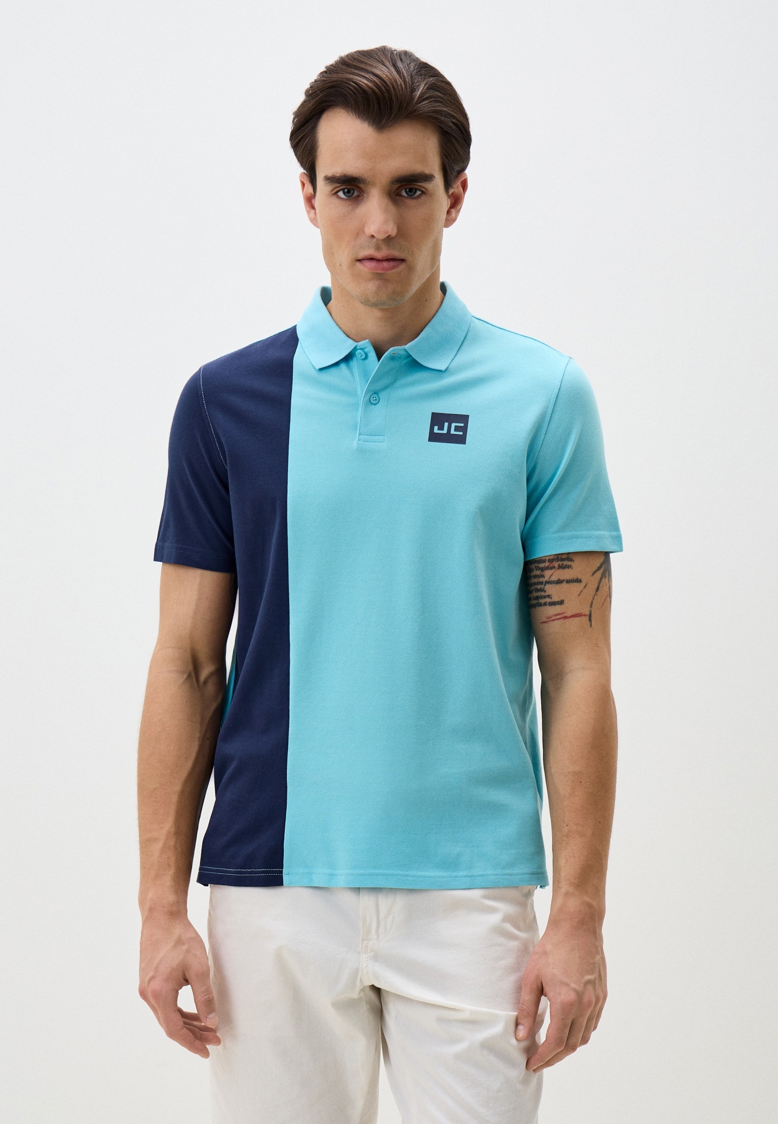 Поло JC Just Clothes, цвет: голубой, MP002XM0CTGL — купить в интернет ...