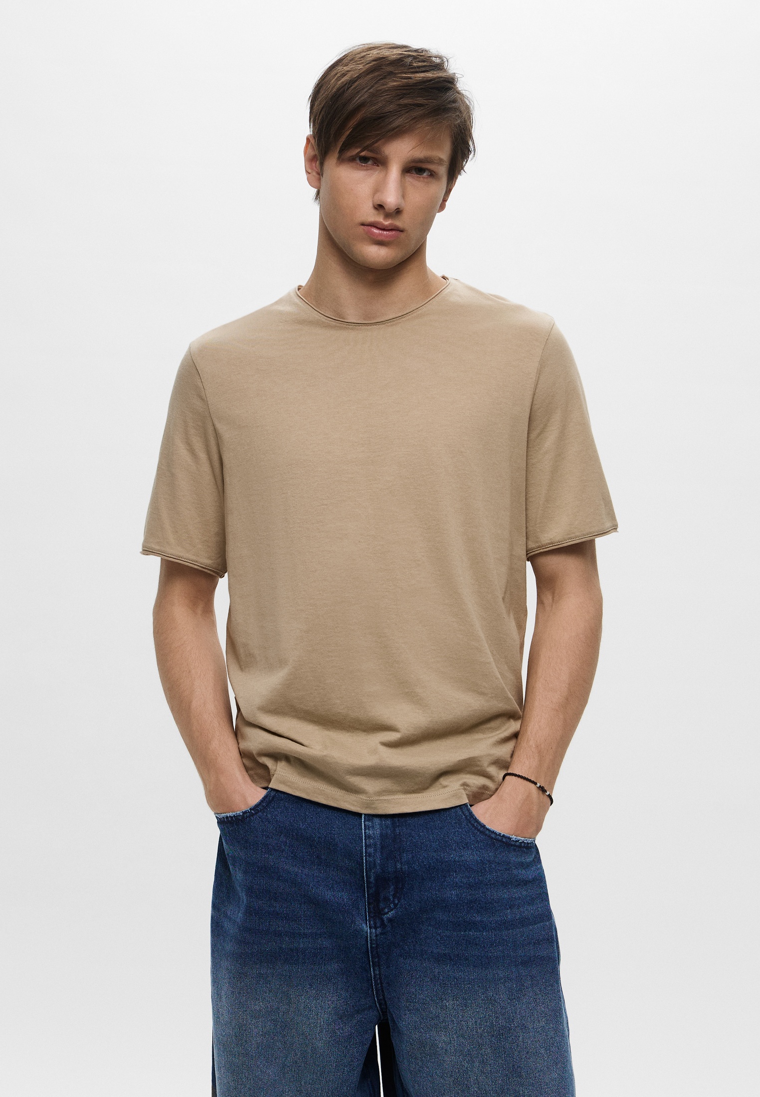 Футболка Befree, цвет: бежевый, MP002XM0CYR0 — купить в интернет ...