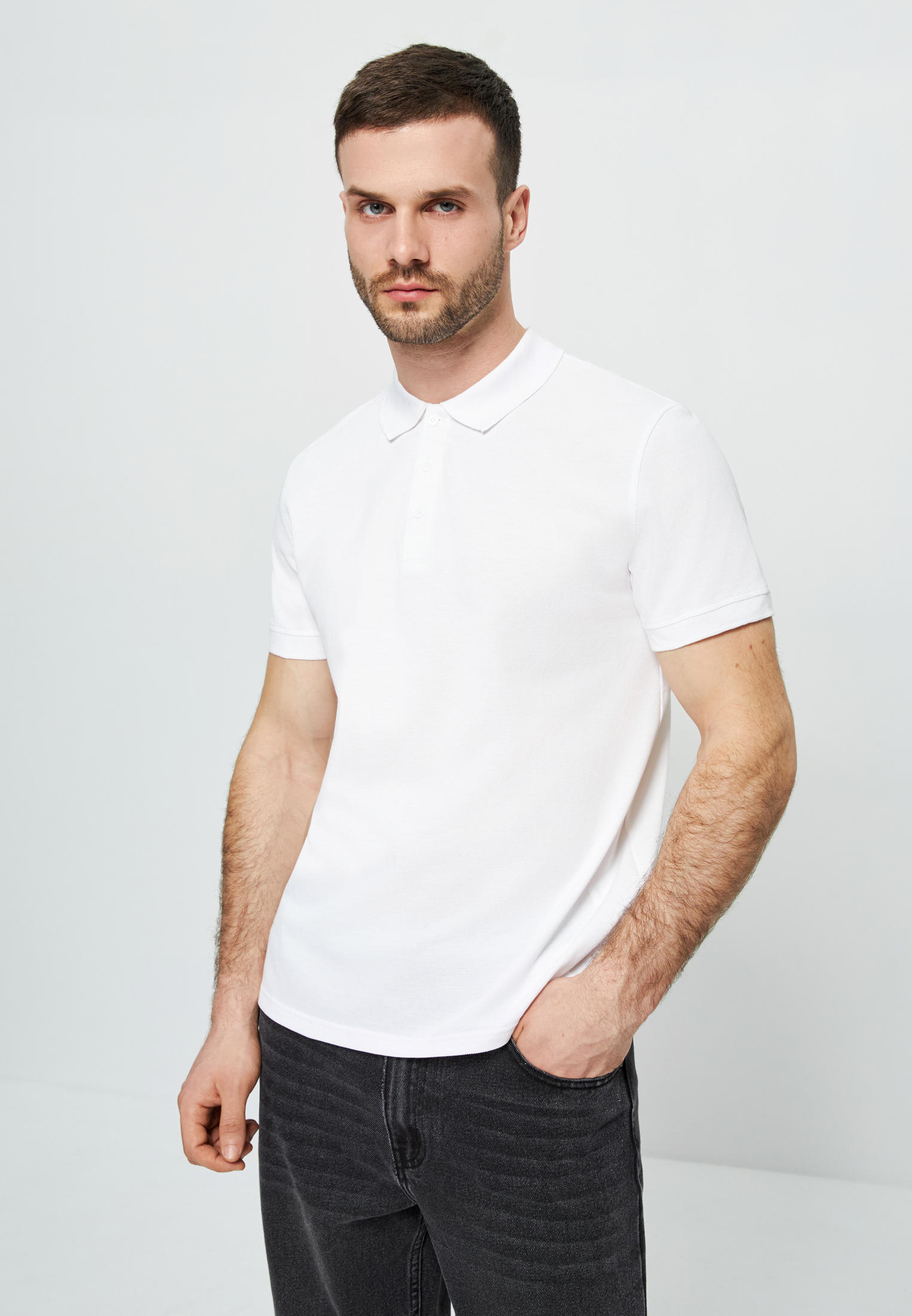 Поло Zrn Man, цвет: белый, MP002XM0MXYD — купить в интернет-магазине Lamoda