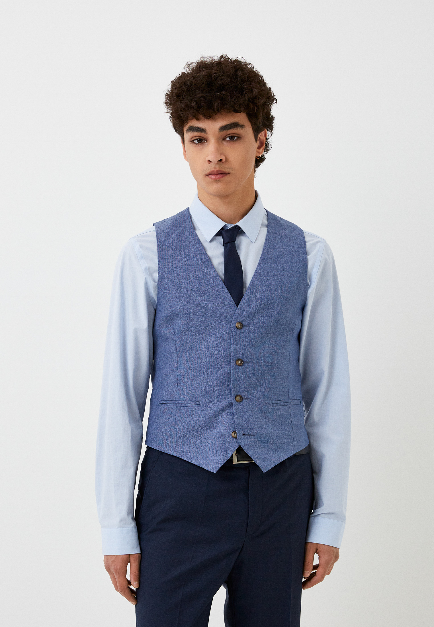 Жилет Van Cliff, цвет: голубой, MP002XM0MZG0 — купить в интернет ...