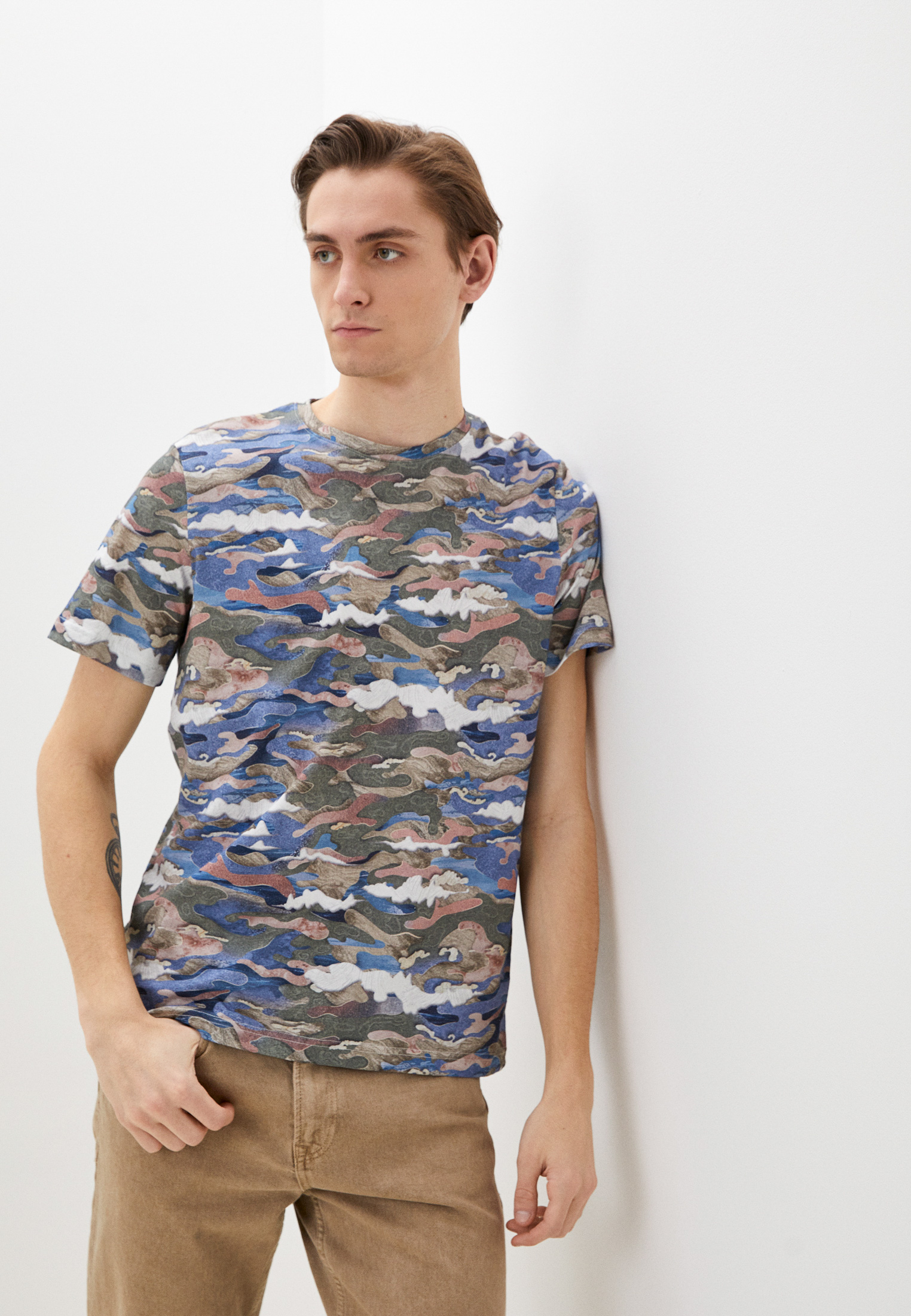 Футболка O'STIN, цвет: мультиколор, MP002XM0V5ST — купить в интернет ...