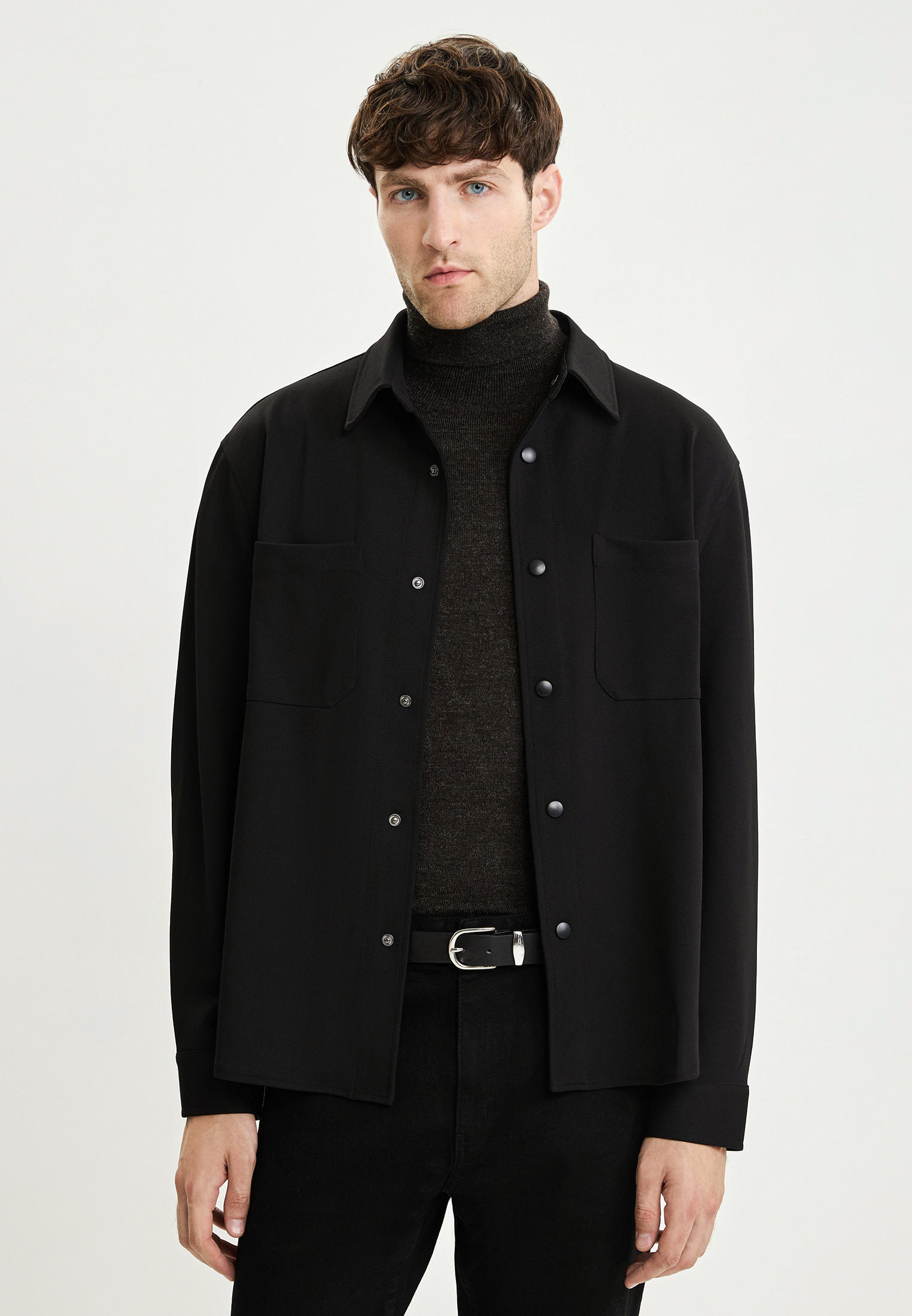 Рубашка Zrn Man, цвет: черный, MP002XM0VCRI — купить в интернет-магазине Lamoda