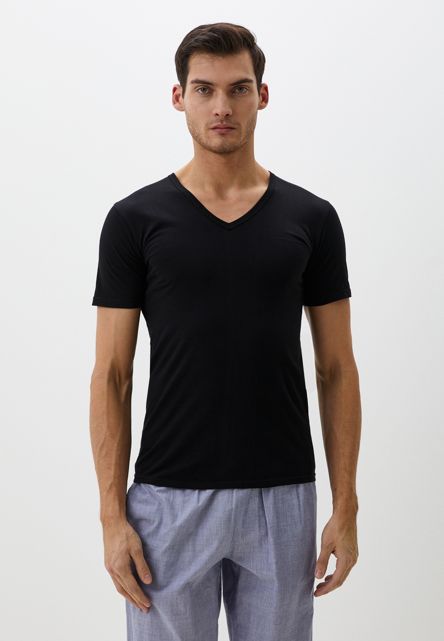 Футболка Alex Yvn, цвет: черный, MP002XM0VFRU — купить в интернет ...