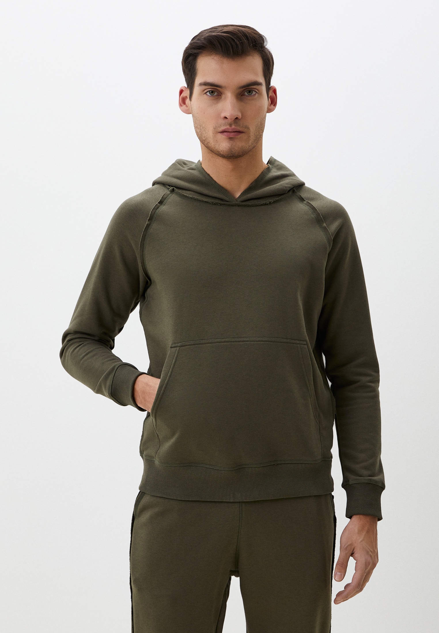 Худи Alex Yvn, цвет: хаки, MP002XM0VG6D — купить в интернет-магазине Lamoda