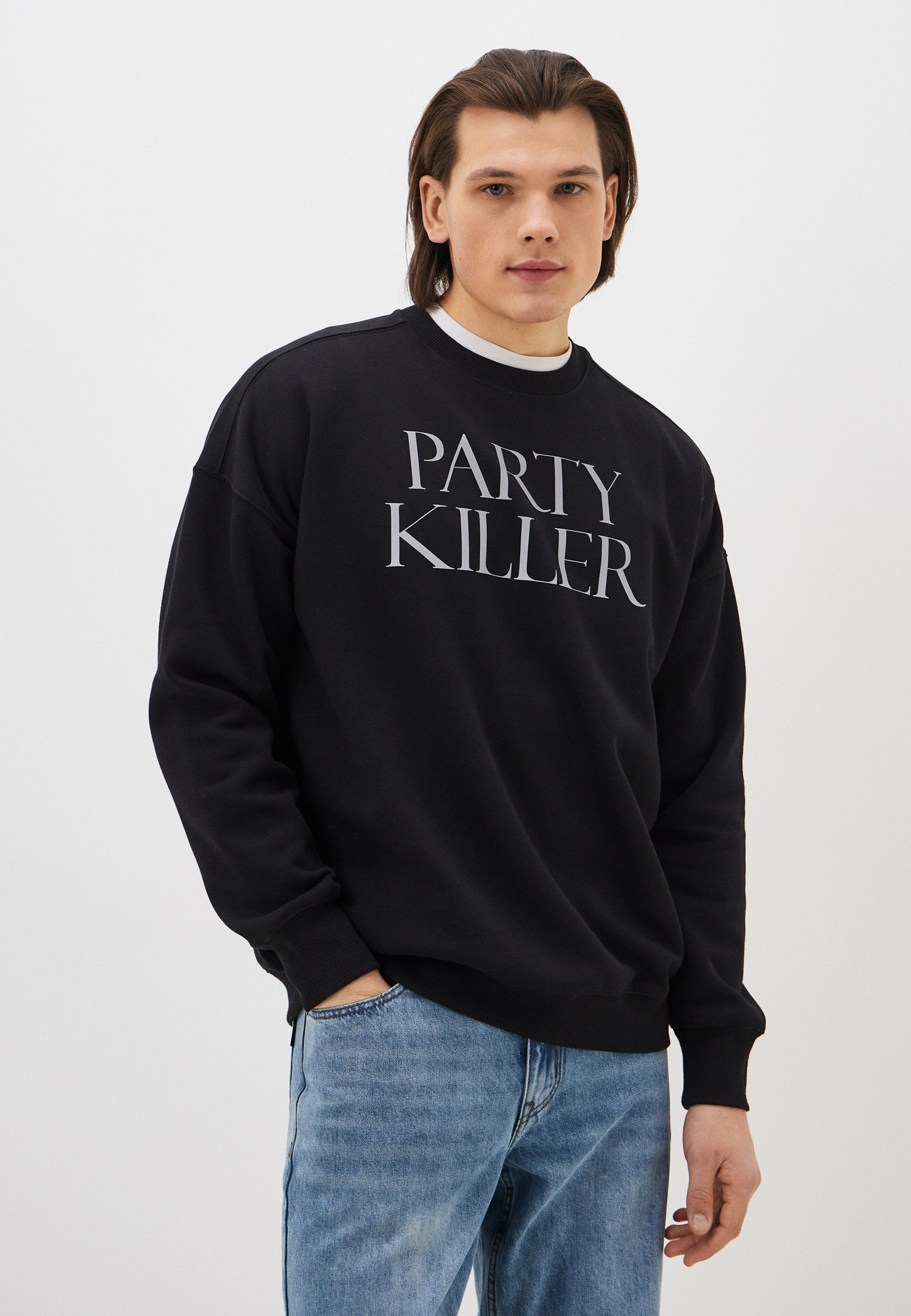 Свитшот Befree, цвет: черный, MP002XM0VGNE — купить в интернет-магазине ...