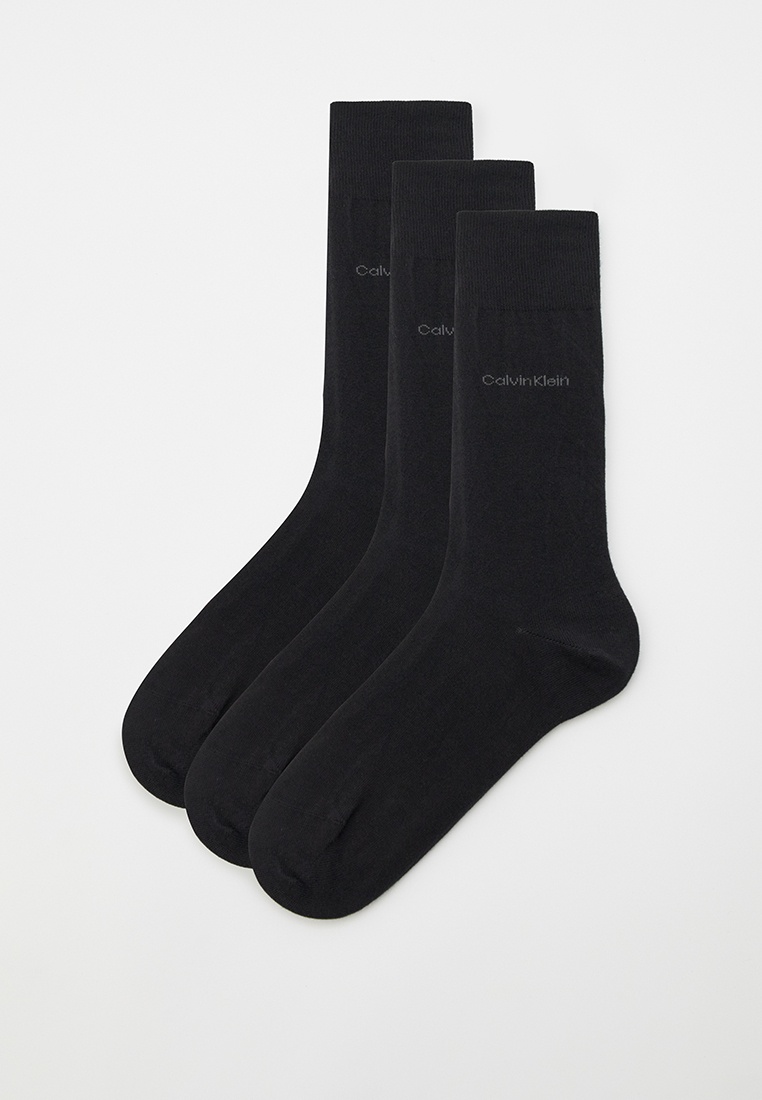 Носки 3 пары Calvin Klein, цвет: черный, MP002XM0VIJJ — купить в ...