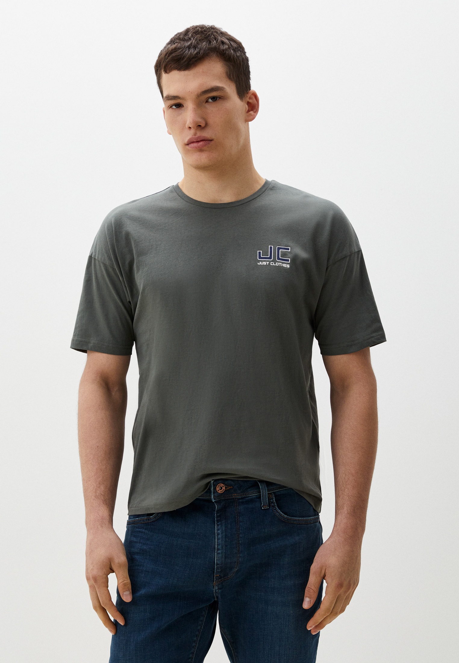 Футболка JC Just Clothes, цвет: хаки, MP002XM0VOHJ — купить в интернет ...