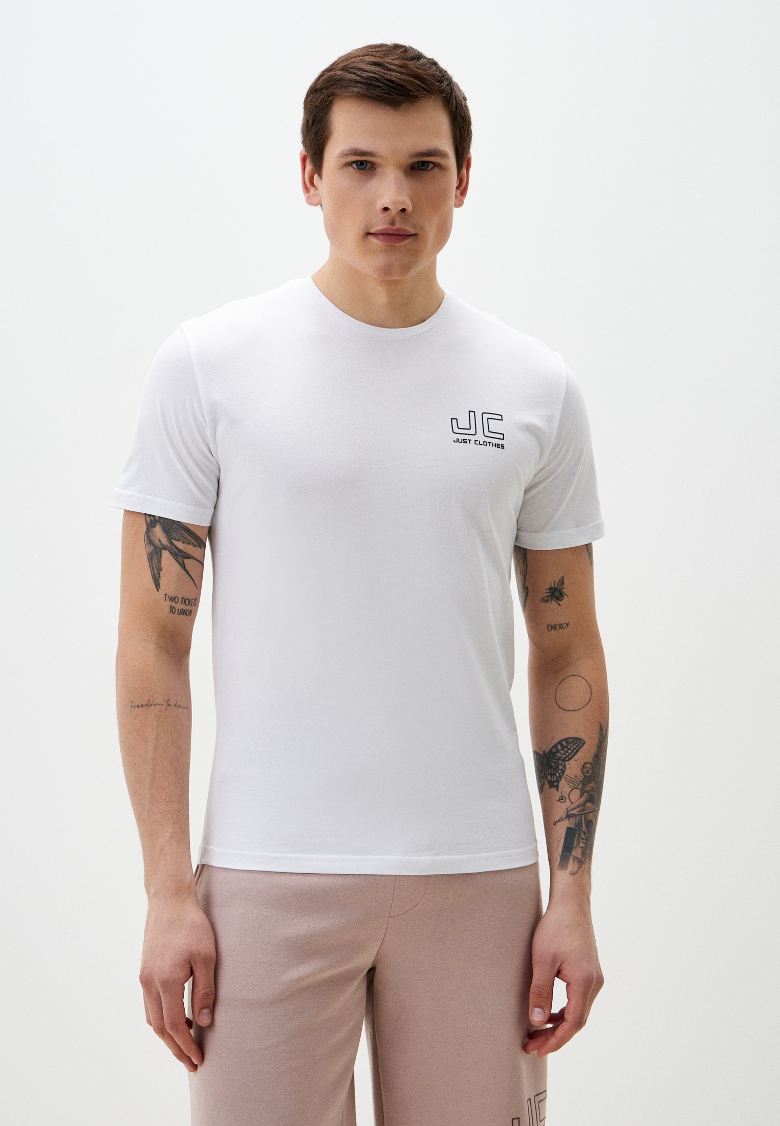 Футболка JC Just Clothes, цвет: белый, MP002XM0VOJM — купить в интернет ...