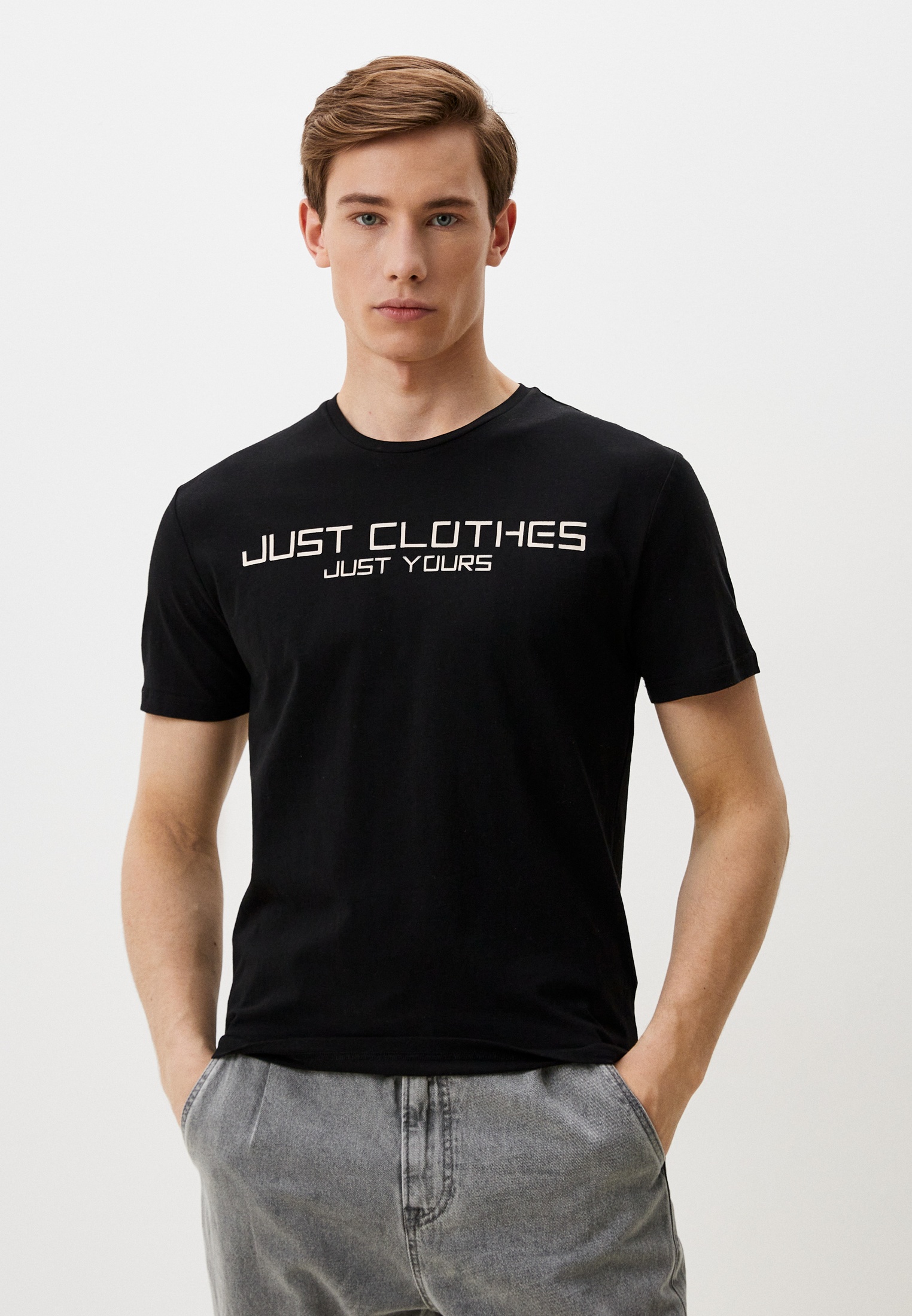 Футболка JC Just Clothes, цвет: черный, MP002XM0VOKG — купить в ...