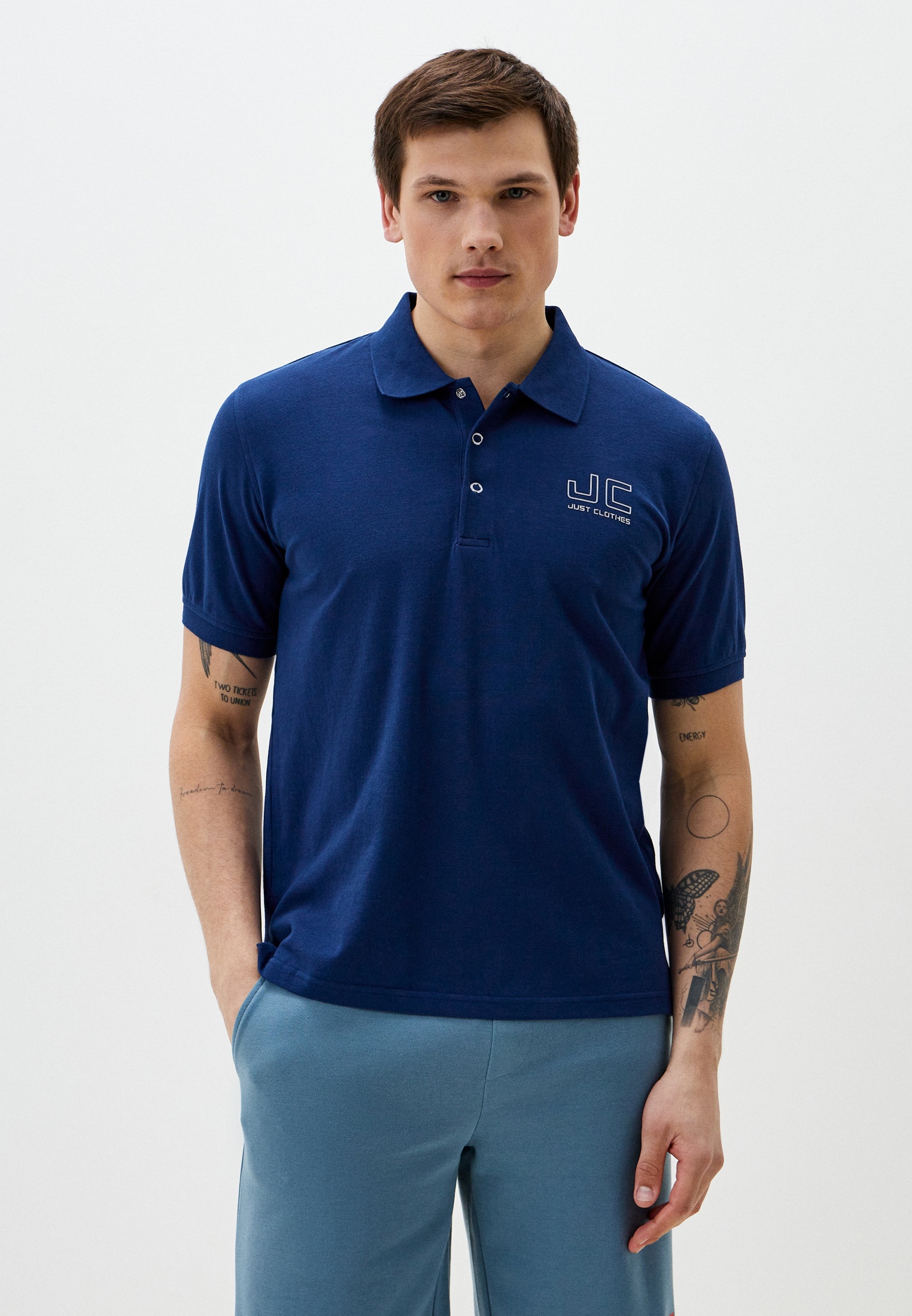 Поло JC Just Clothes, цвет: синий, MP002XM0VOLB — купить в интернет ...
