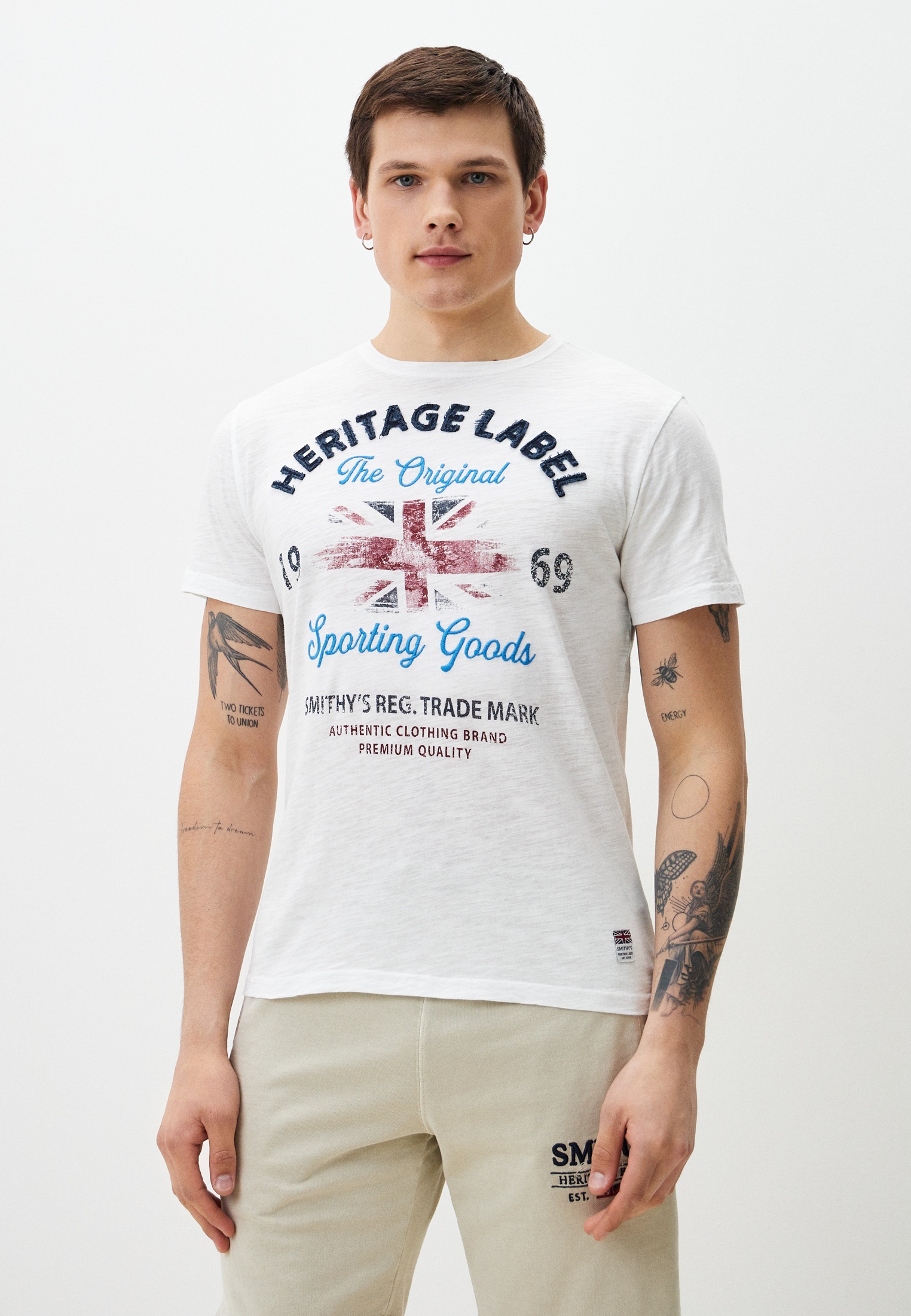 Футболка Smithy's, цвет: белый, MP002XM0VP5T — купить в интернет ...