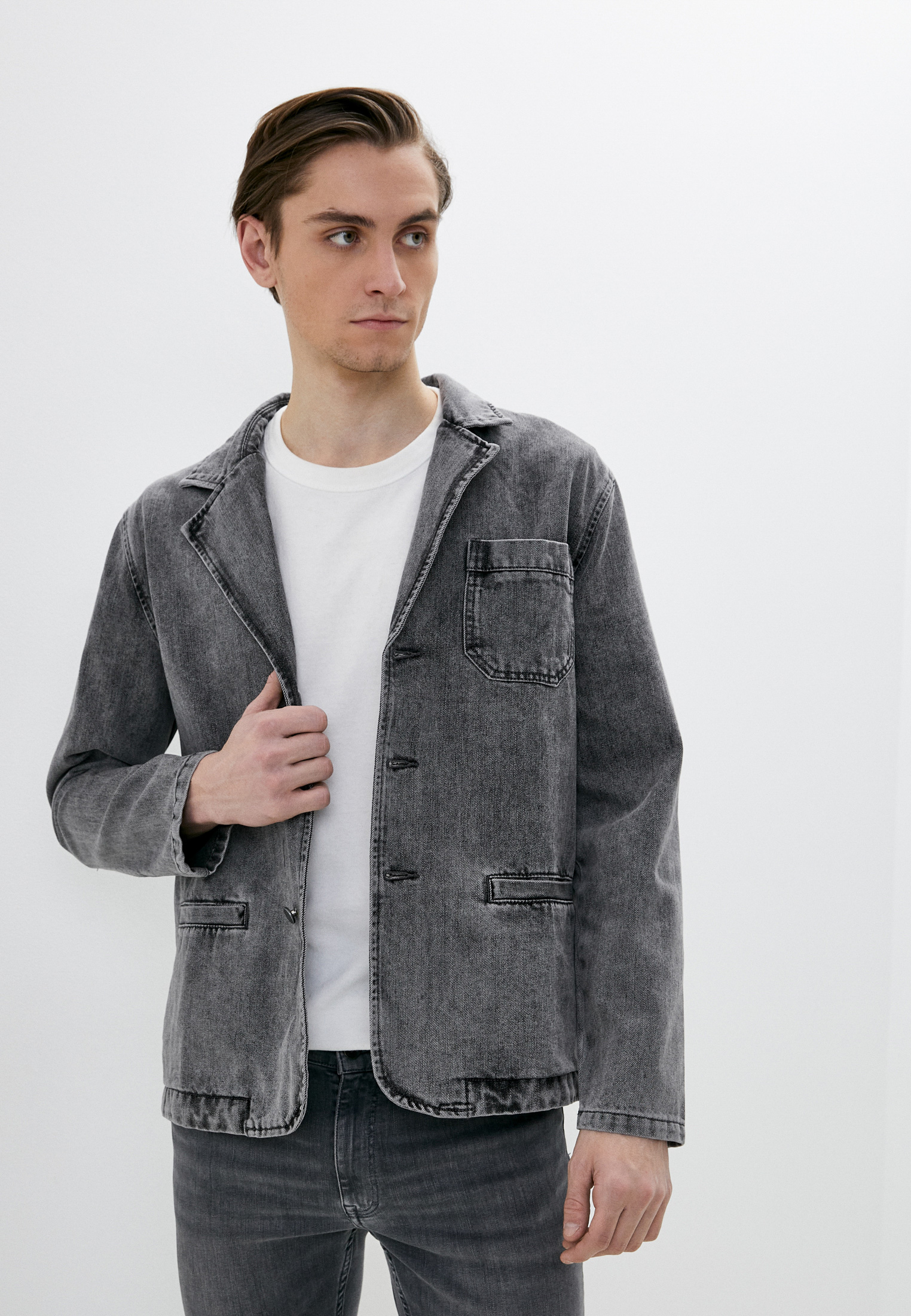 Пиджак Mossmore, цвет: серый, MP002XM0VR6O — купить в интернет-магазине ...