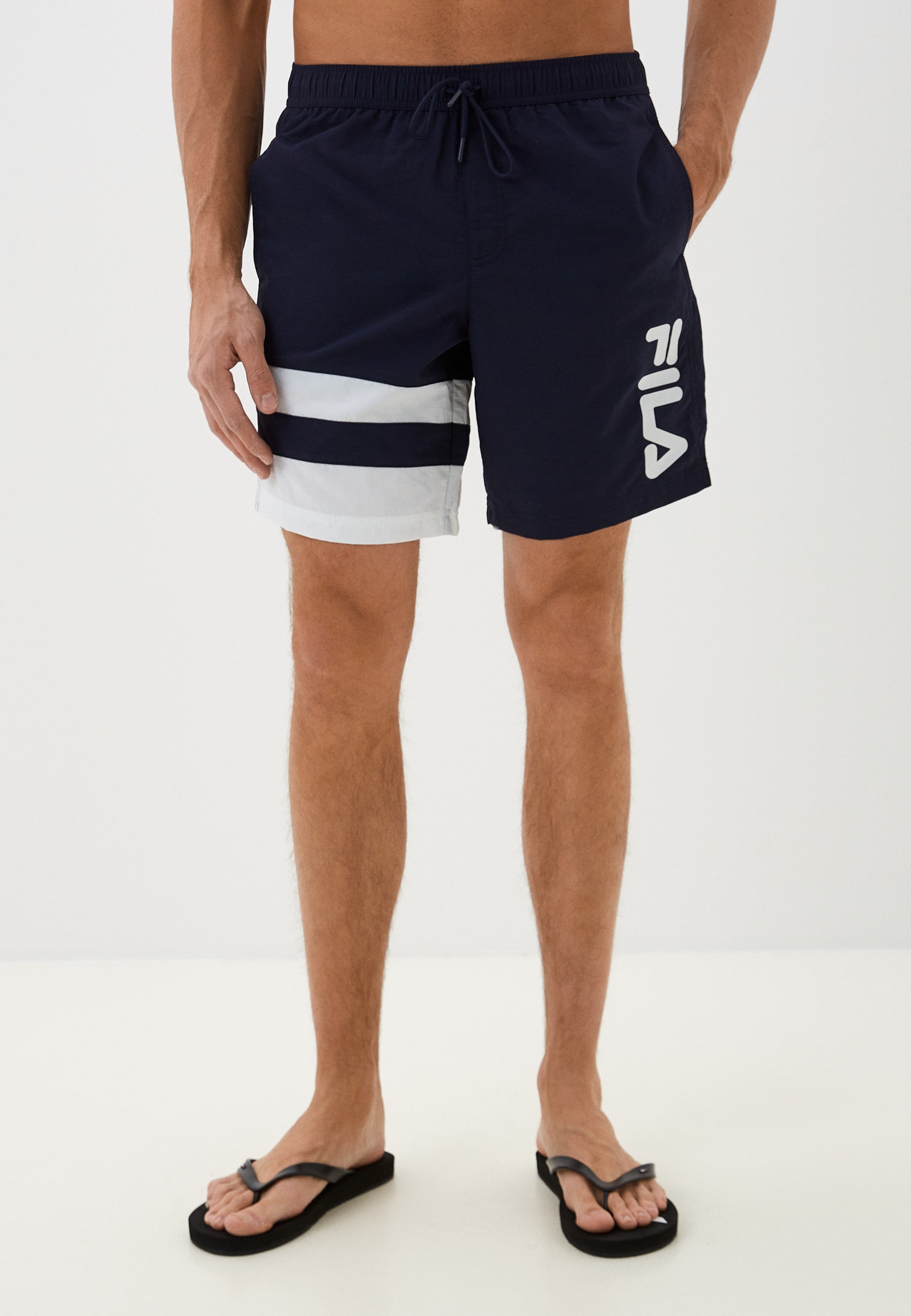 Шорты для плавания Fila, цвет: синий, MP002XM0VRAV — купить в интернет ...