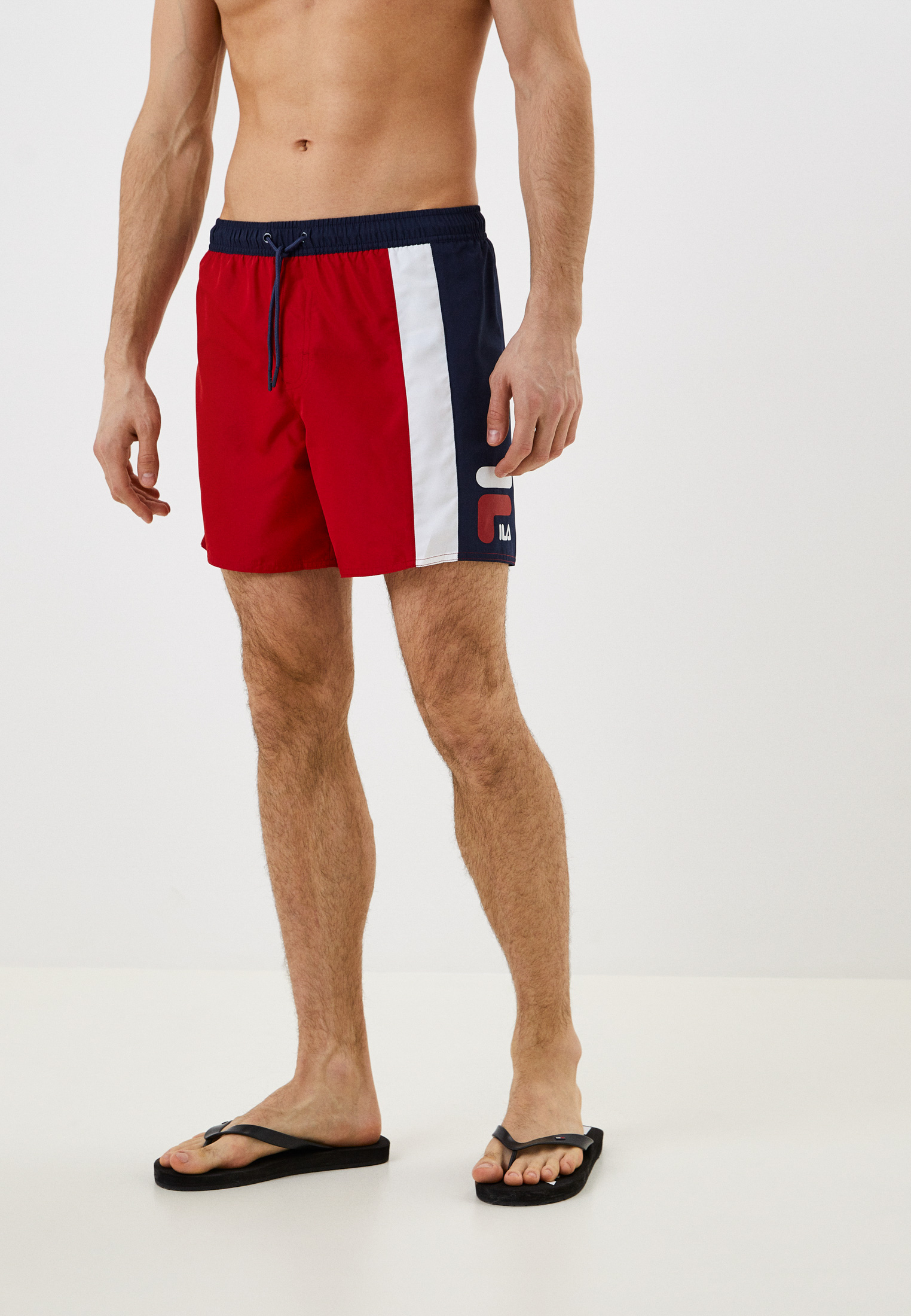 Шорты для плавания Fila, цвет: красный, MP002XM1630V — купить в ...