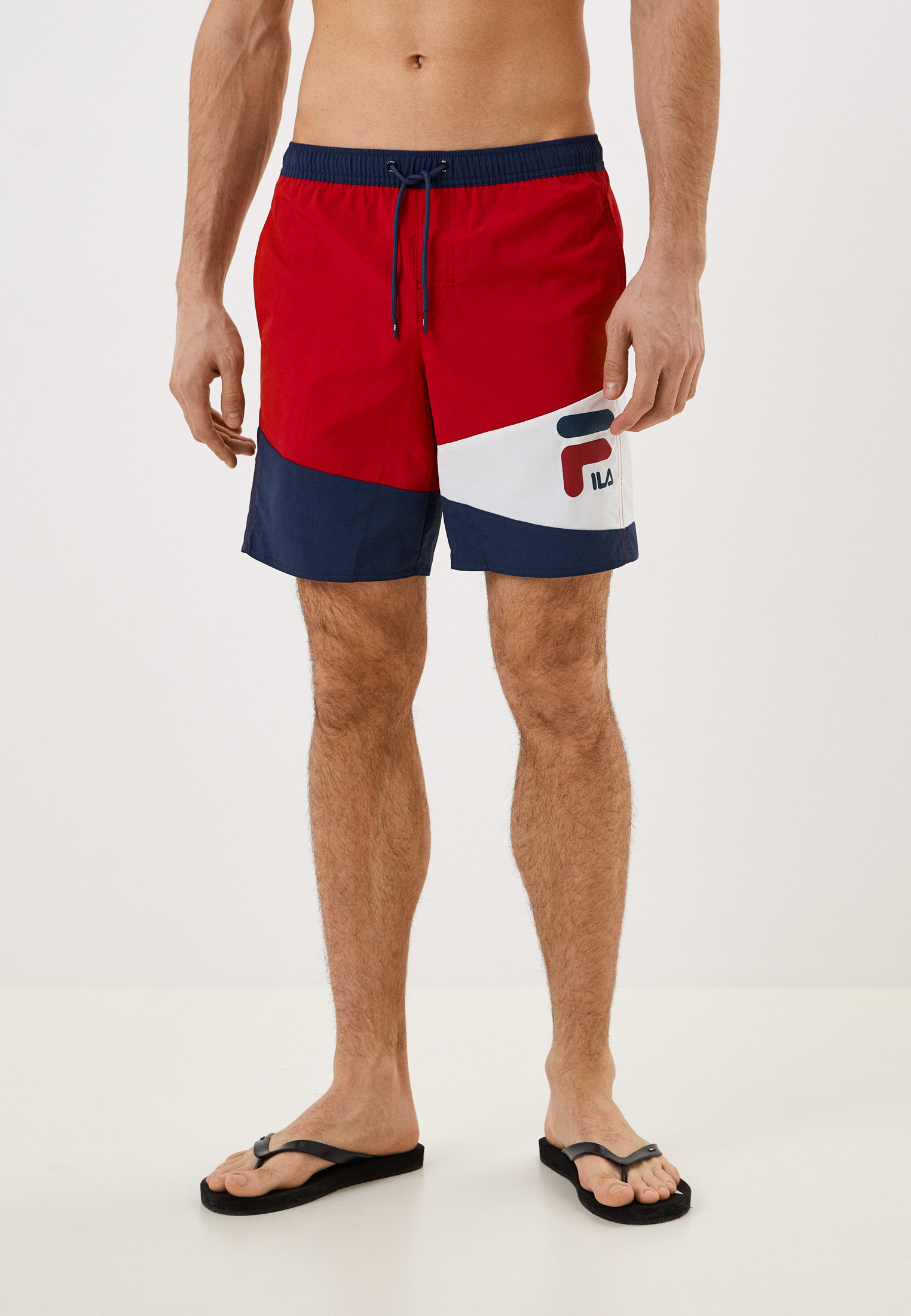 Шорты для плавания Fila, цвет: красный, MP002XM1630X — купить в ...