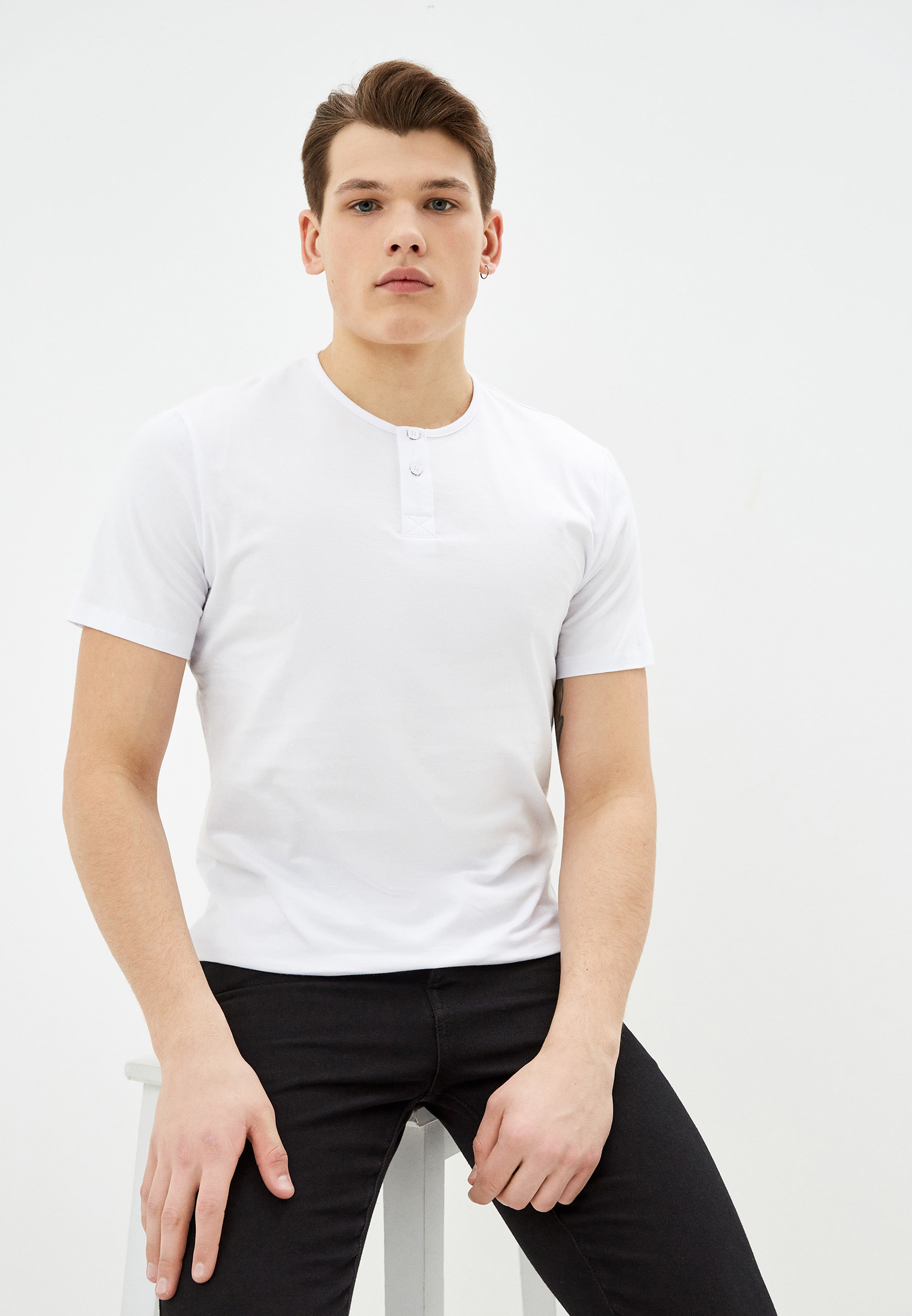 Футболка Baon REGULAR FIT, цвет: белый, MP002XM1H76V — купить в ...
