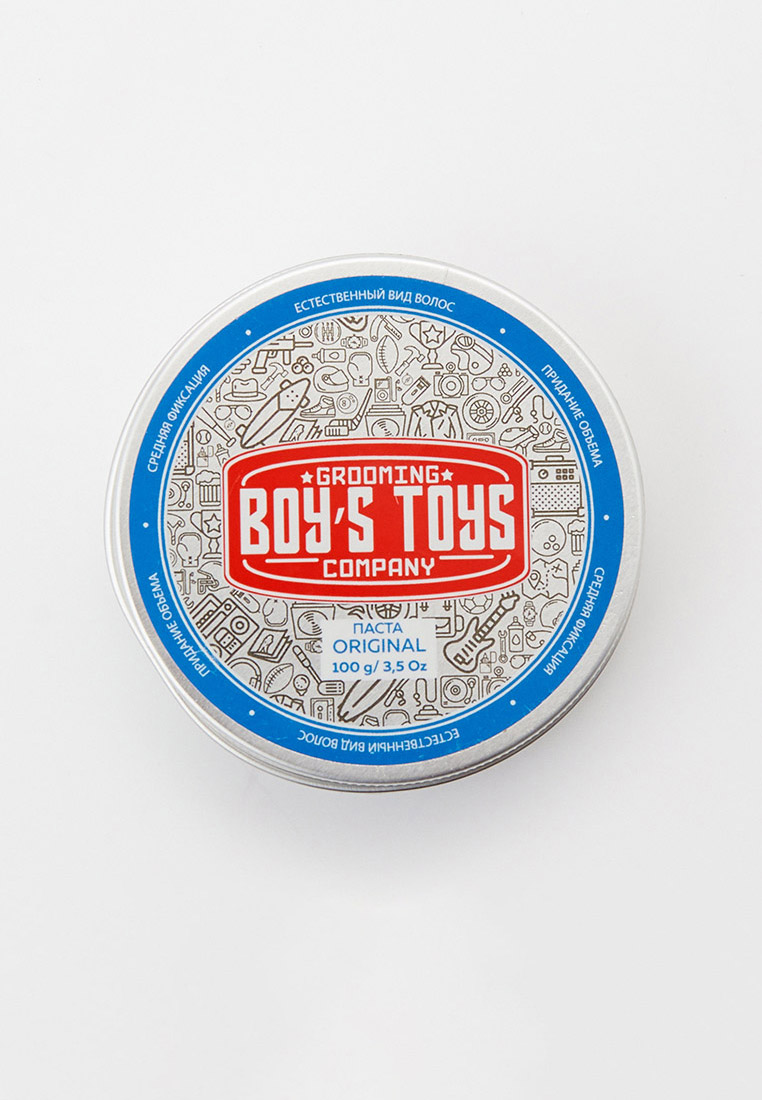 Паста для укладки волос Boy’s Toys средней фиксации, с низким уровнем ...