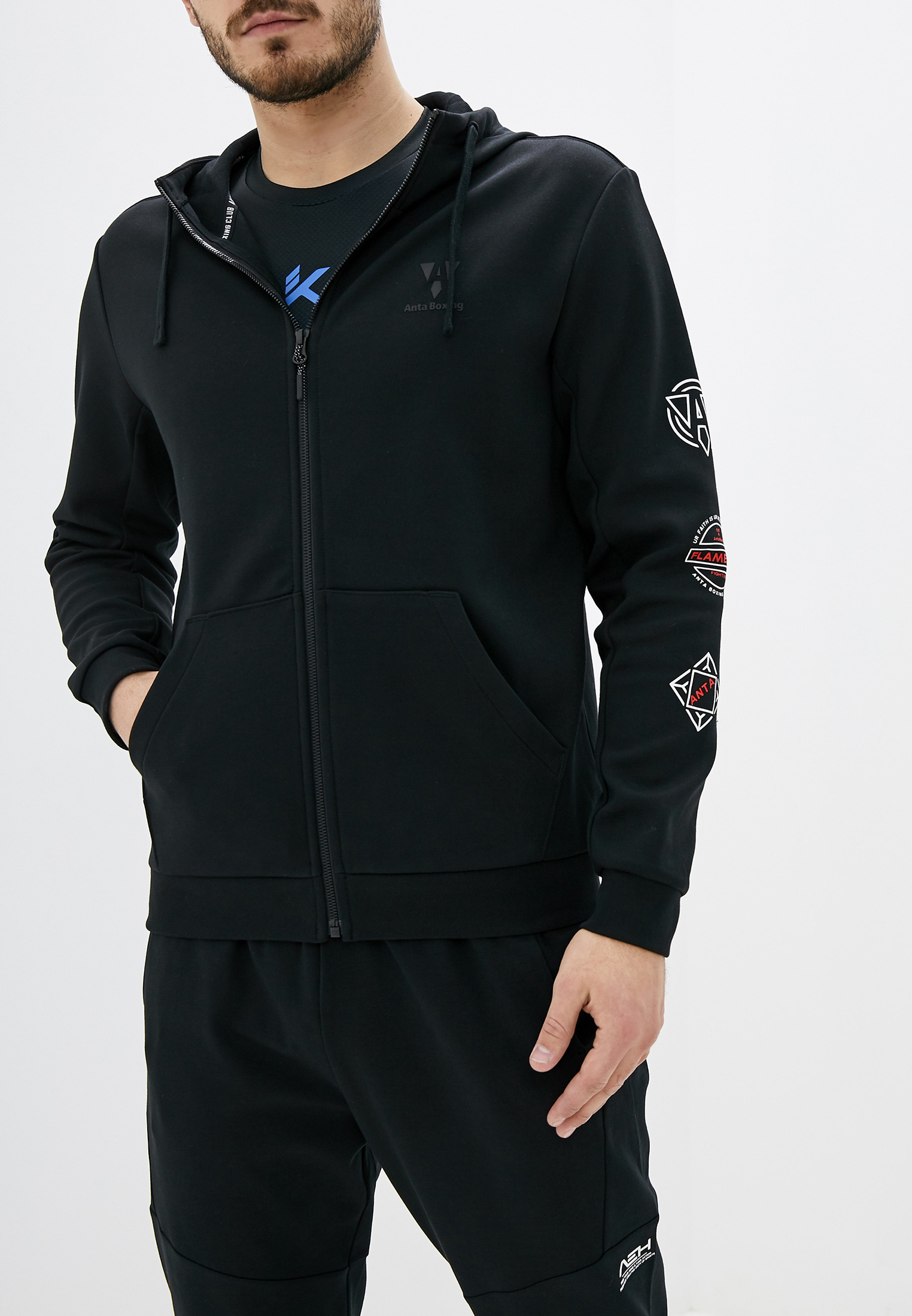 Толстовка Anta Boxing HERO A-SPORTS SHAPE, цвет: черный, MP002XM1K4CW ...