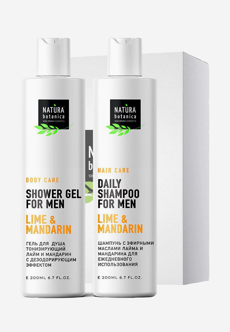 Набор для ухода за телом Natura Botanica Шампунь, Гель для душа, 200 мл ...