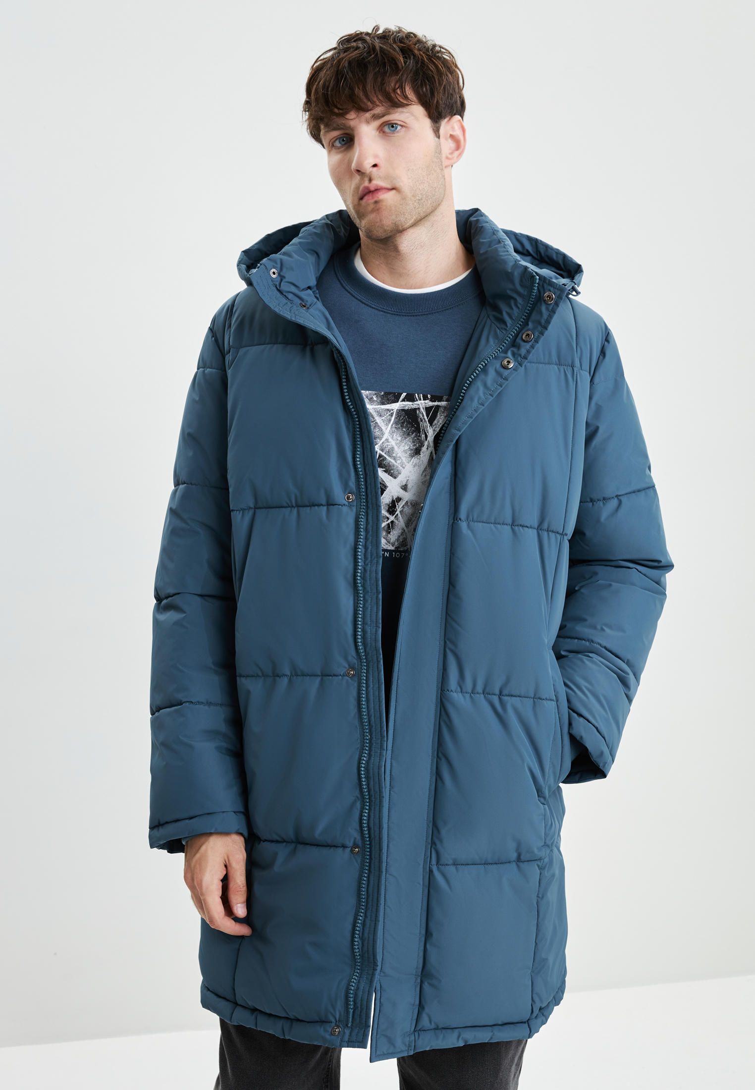 Куртка утепленная Zrn Man, цвет: синий, MP002XM1U9L6 — купить в интернет-магазине Lamoda