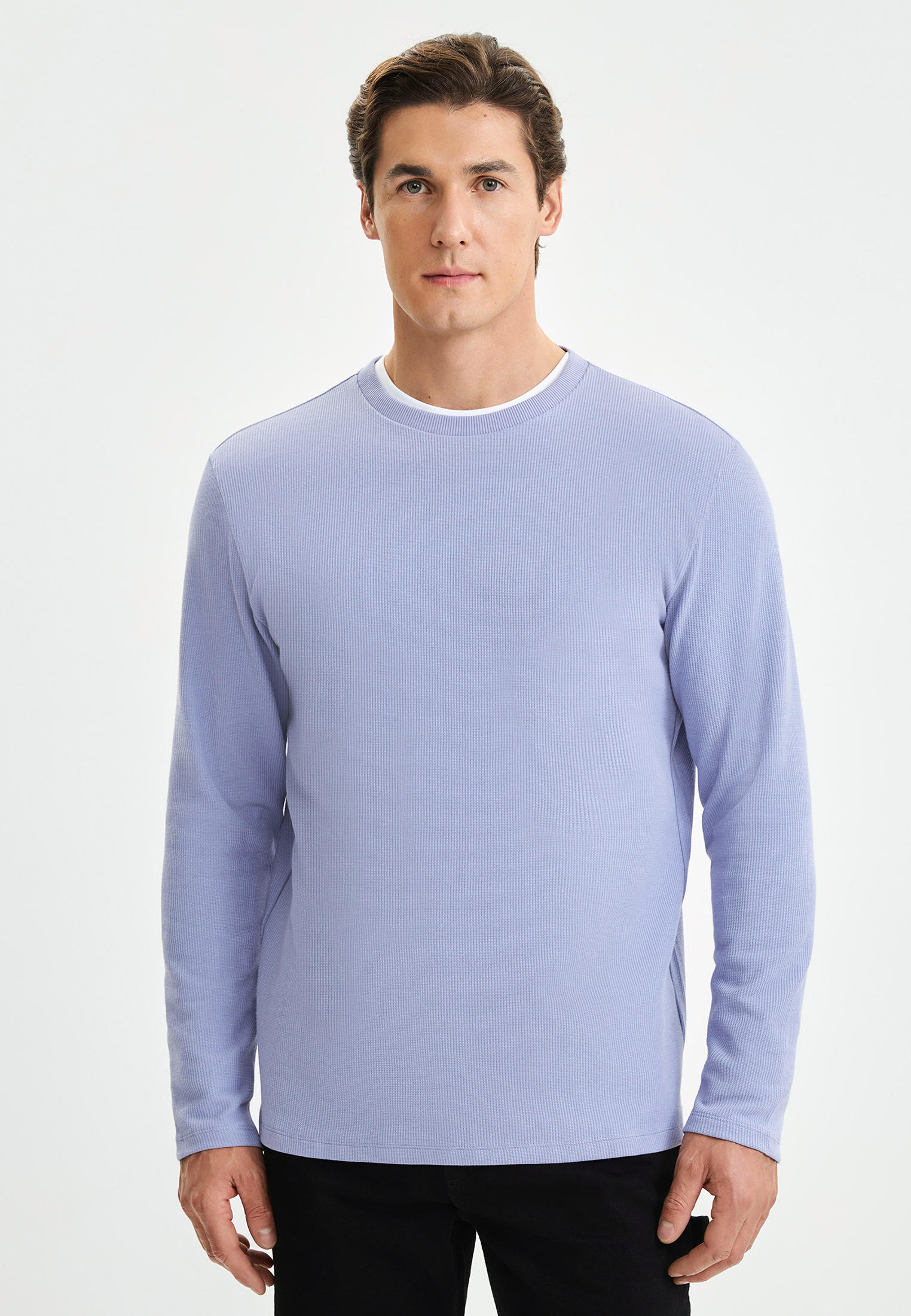 Джемпер Zrn Man, цвет: фиолетовый, MP002XM1UC3Y — купить в интернет-магазине Lamoda