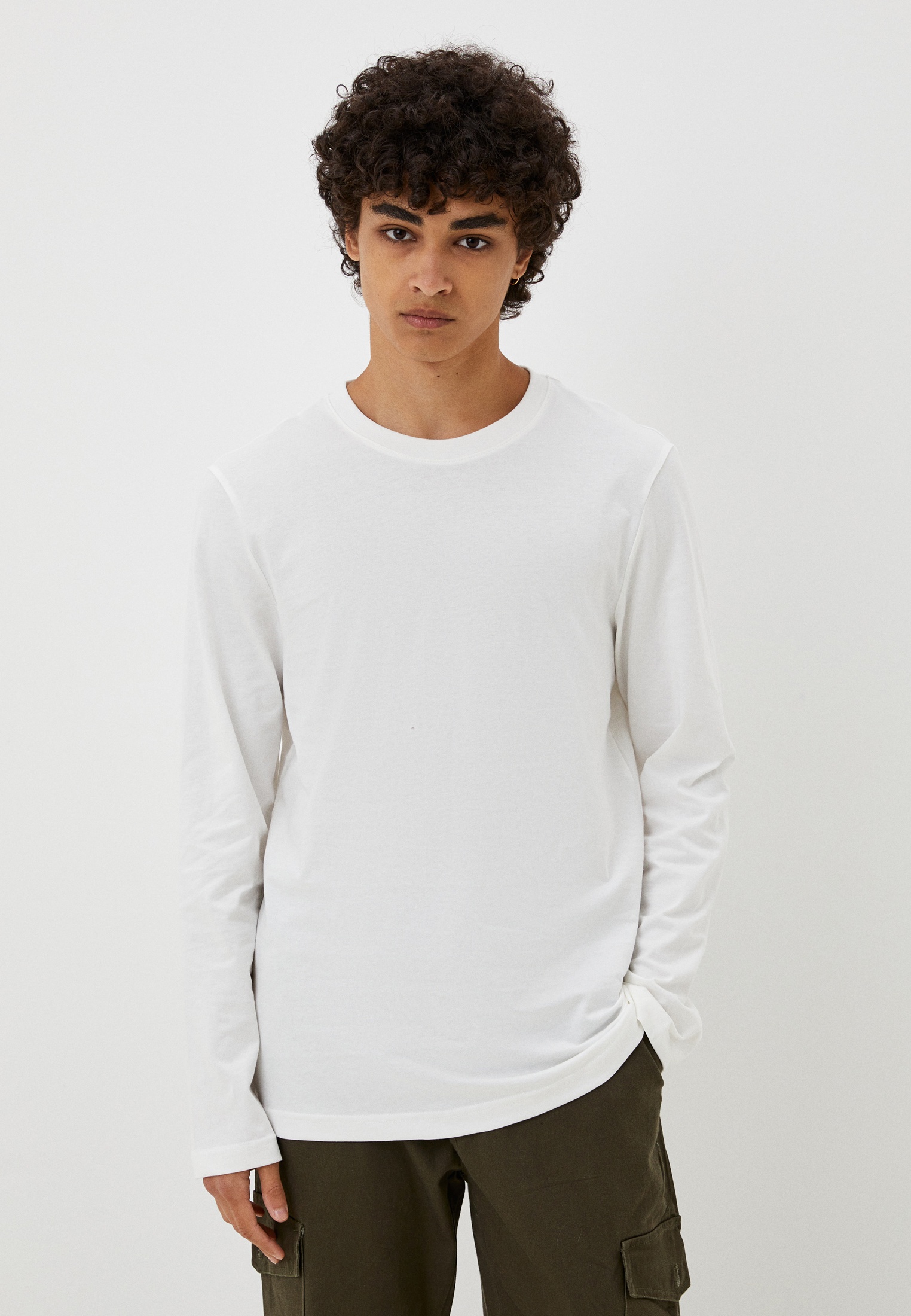Лонгслив Zrn Man, цвет: белый, MP002XM1UCD4 — купить в интернет-магазине Lamoda