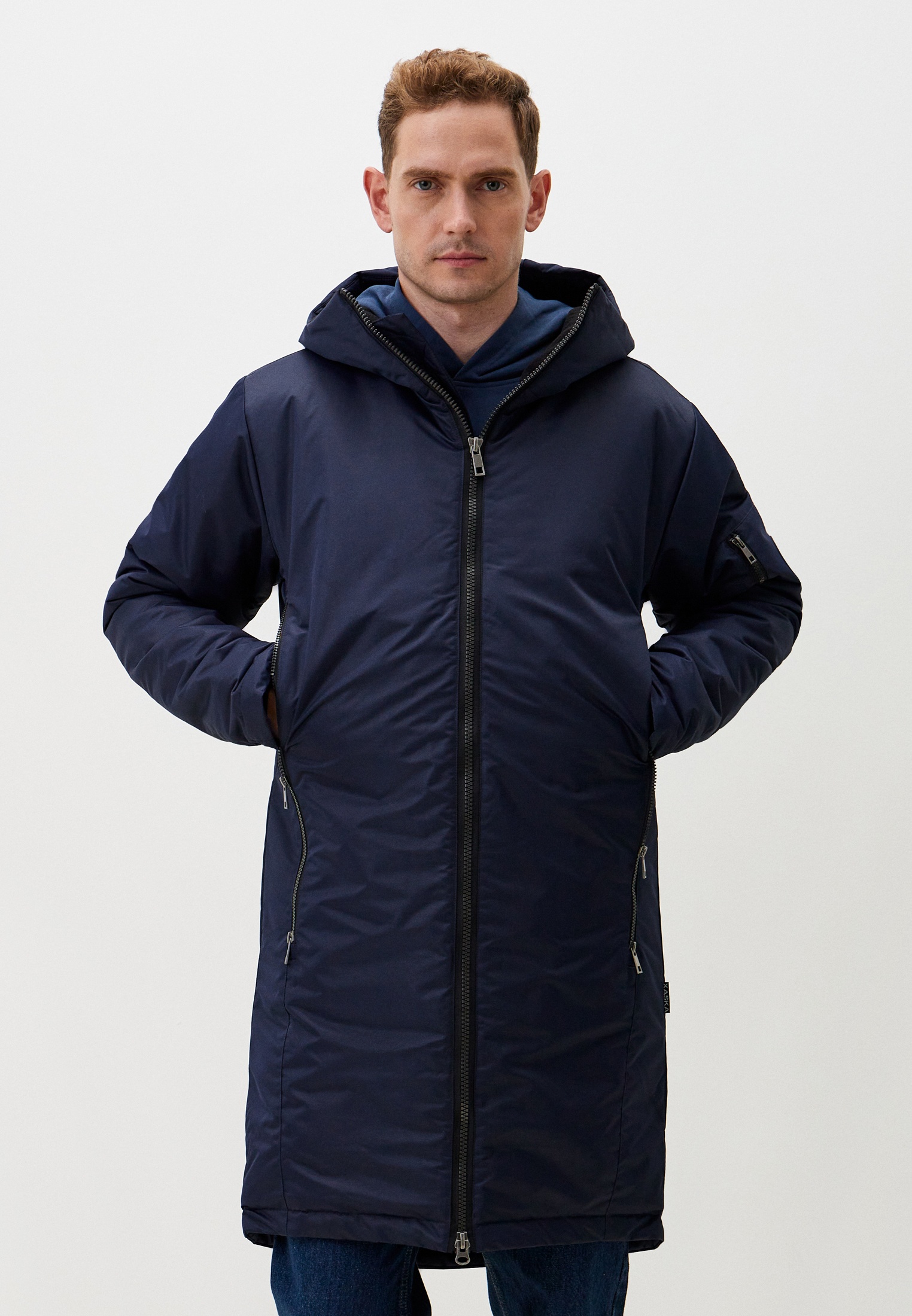 Пуховик Xaska, цвет: синий, MP002XM1UDSK — купить в интернет-магазине ...