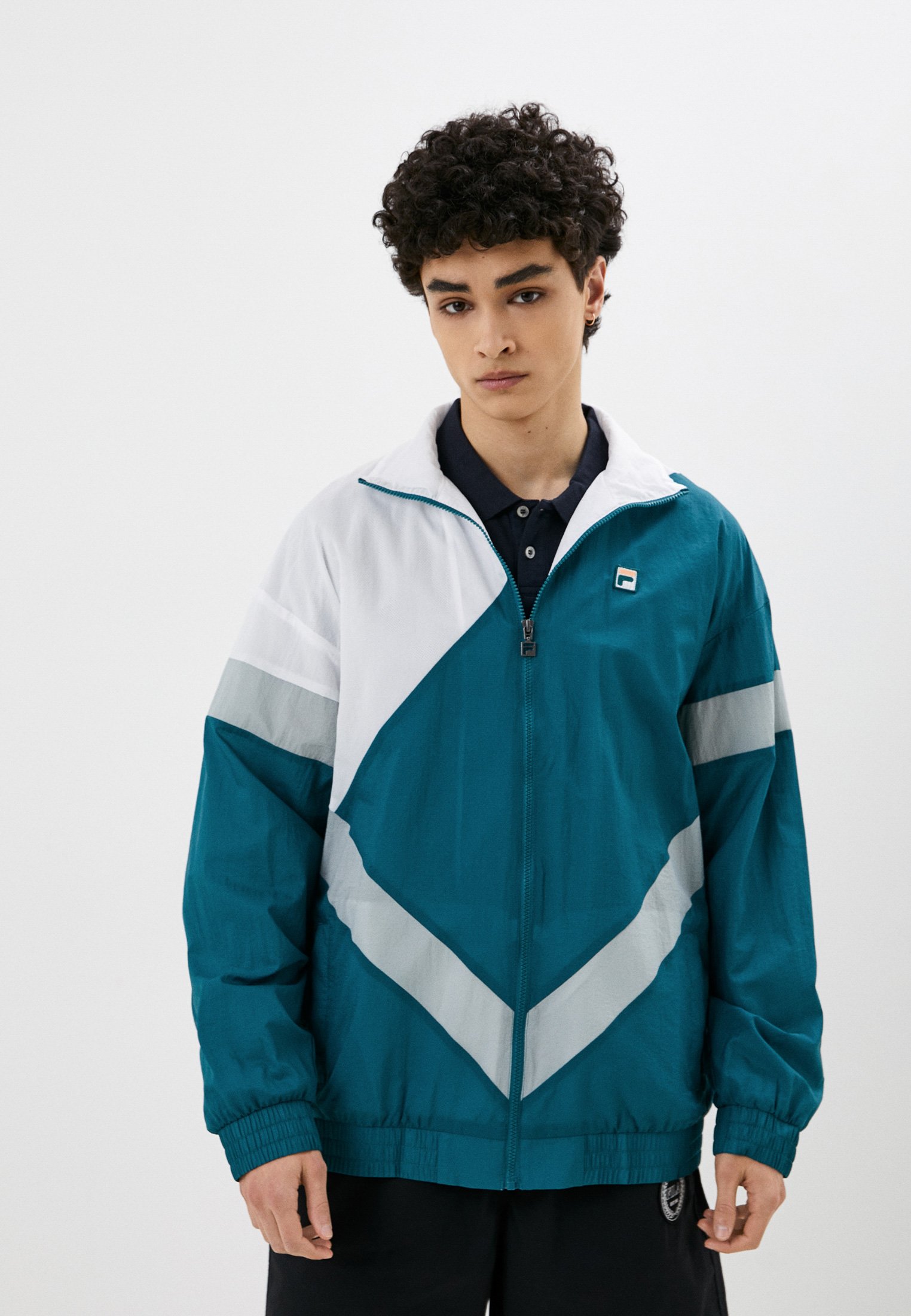 Ветровка Fila, цвет: бирюзовый, MP002XM1ZCT9 — купить в интернет ...