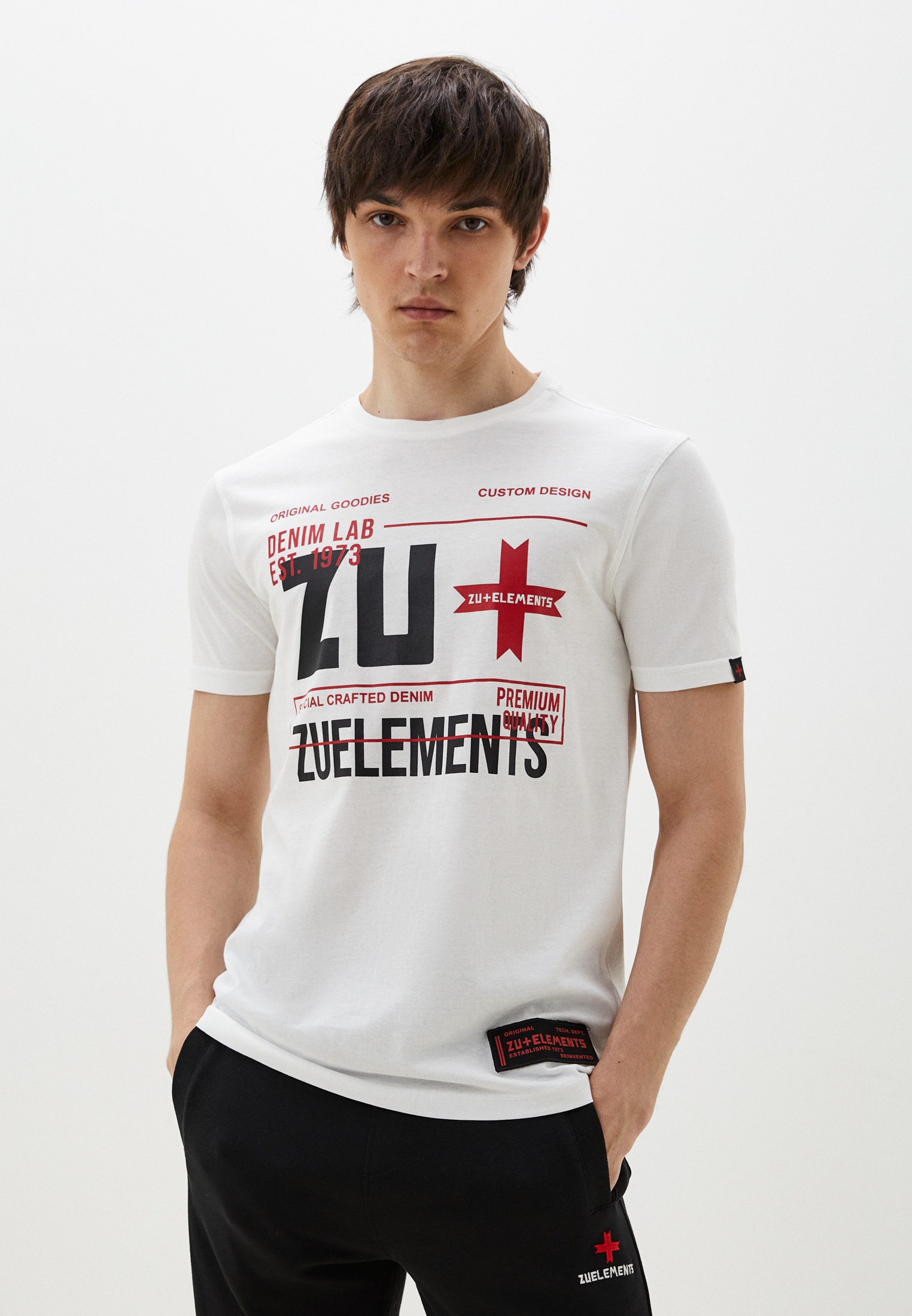 Футболка ZU Elements, цвет: белый, MP002XM25BLX — купить в интернет-магазине Lamoda