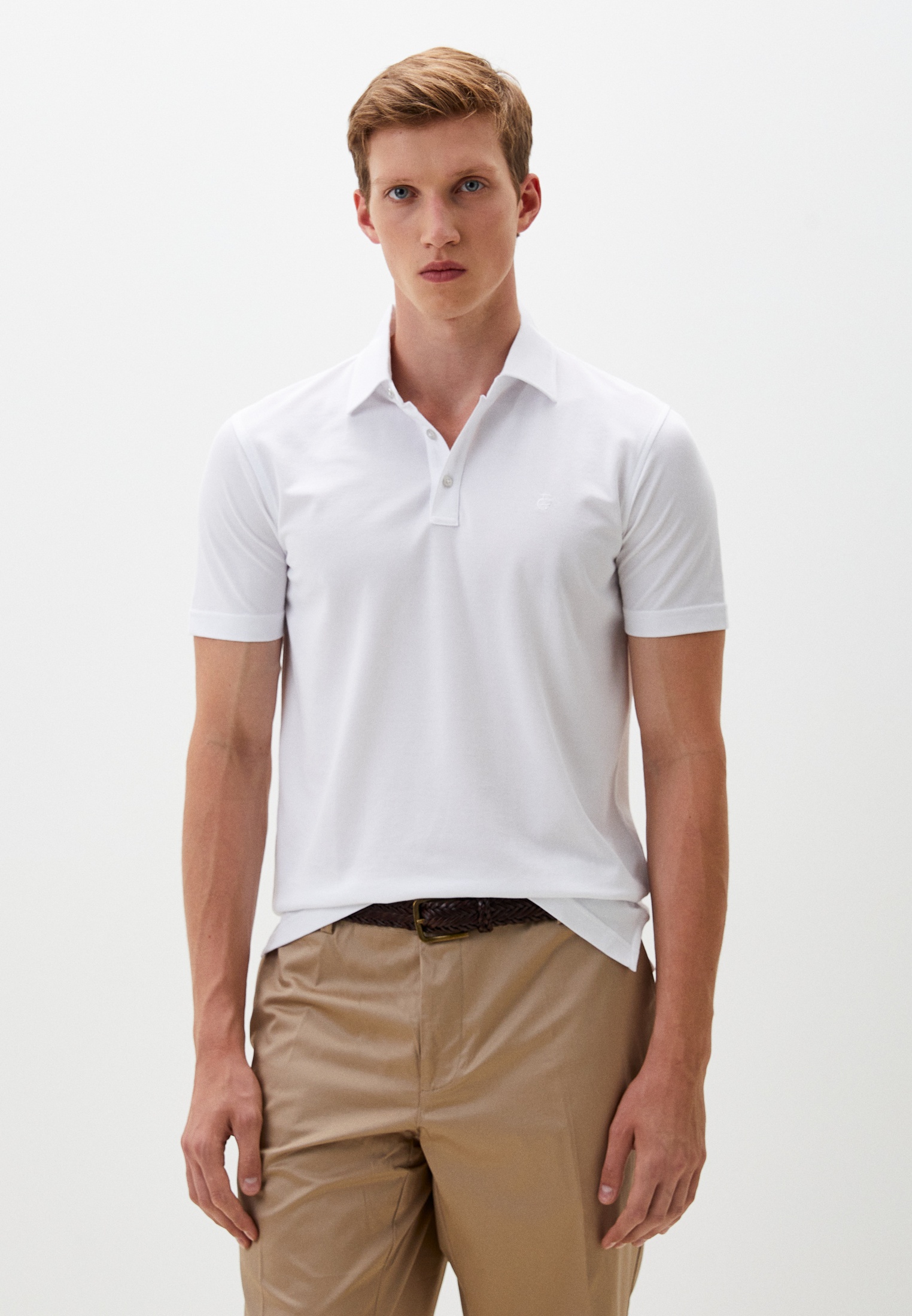 Поло Enrico Cerini, цвет: белый, MP002XM25BS6 — купить в интернет ...